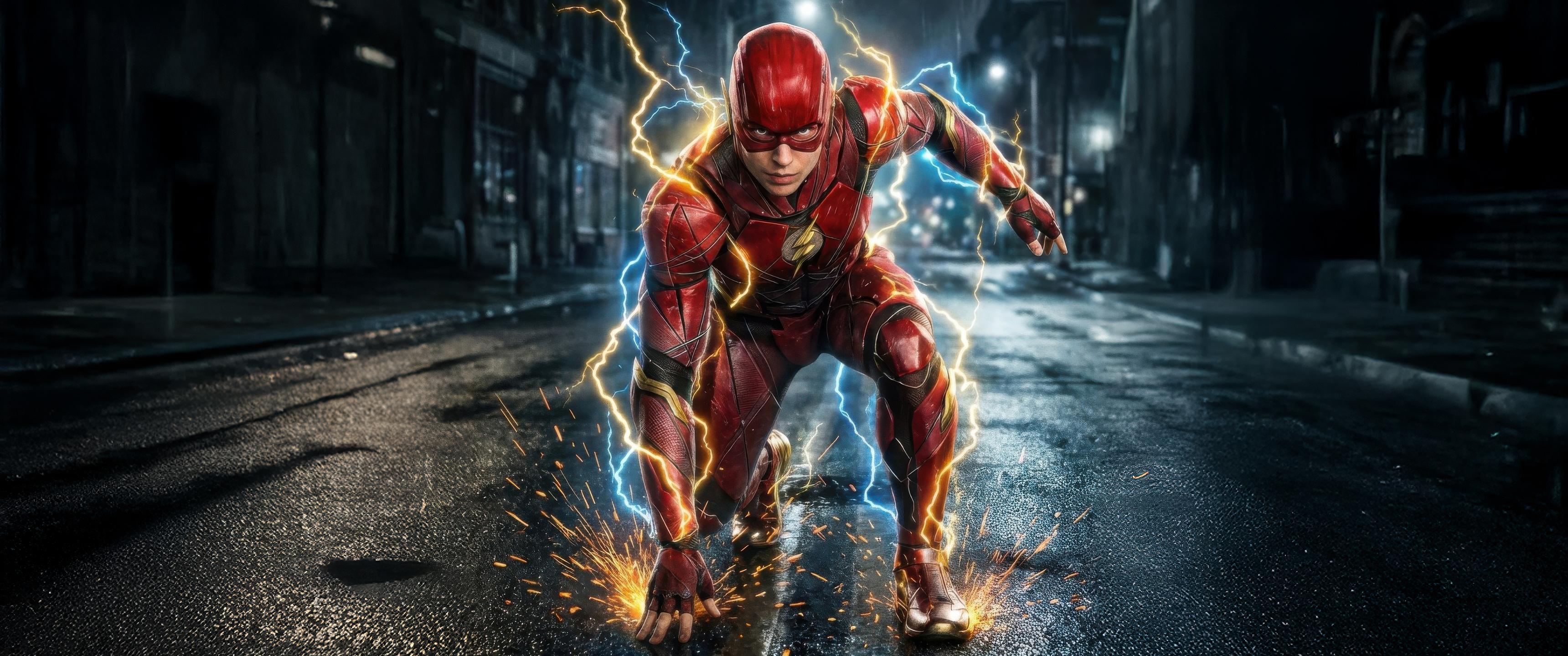 3440x1440 Flash The Scarlet Speedster UltraWide Quad HD 1440P ,HD 4k ...