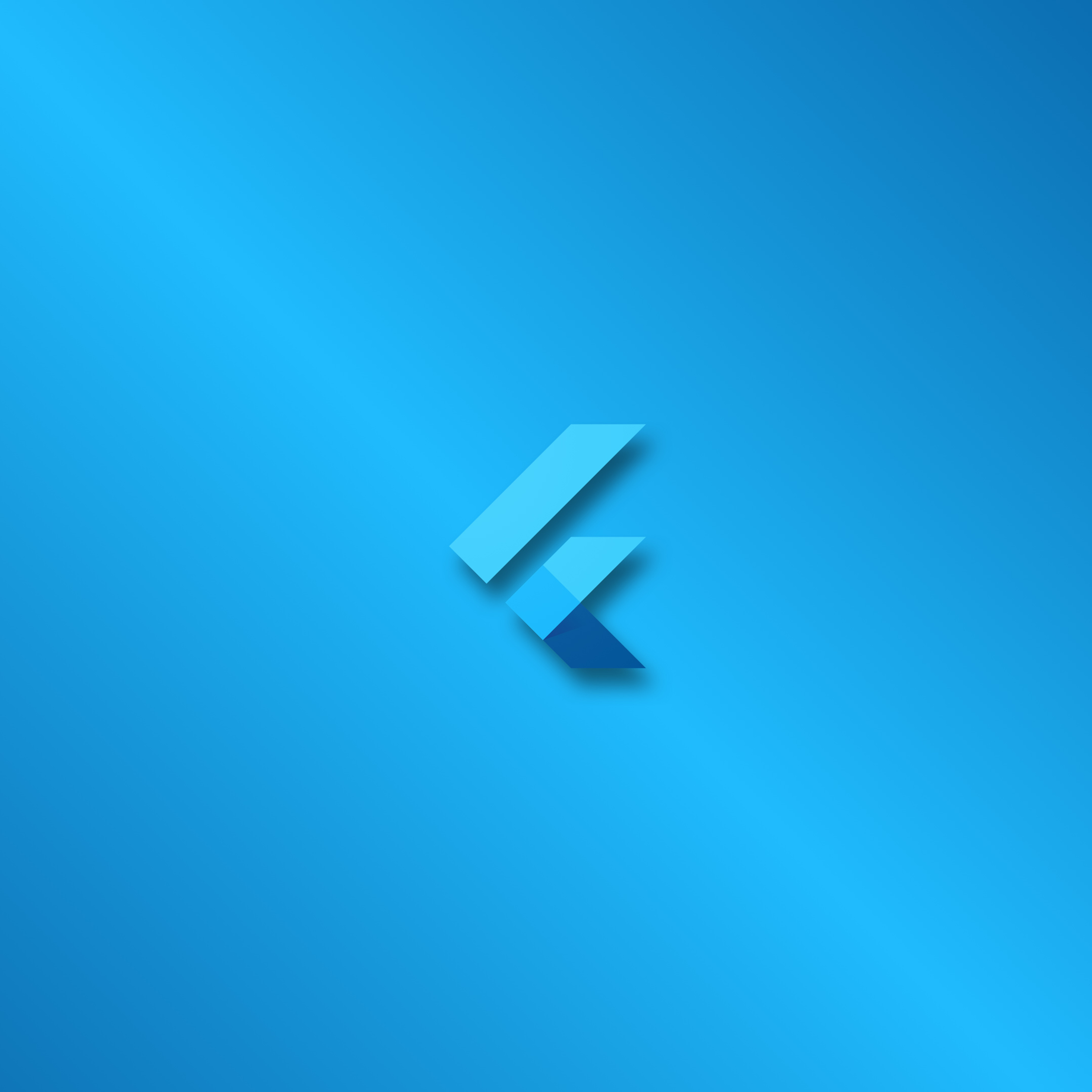 2932x2932 Flutter Logo 4k Ipad Pro Retina Display ,HD 4k Wallpapers ...