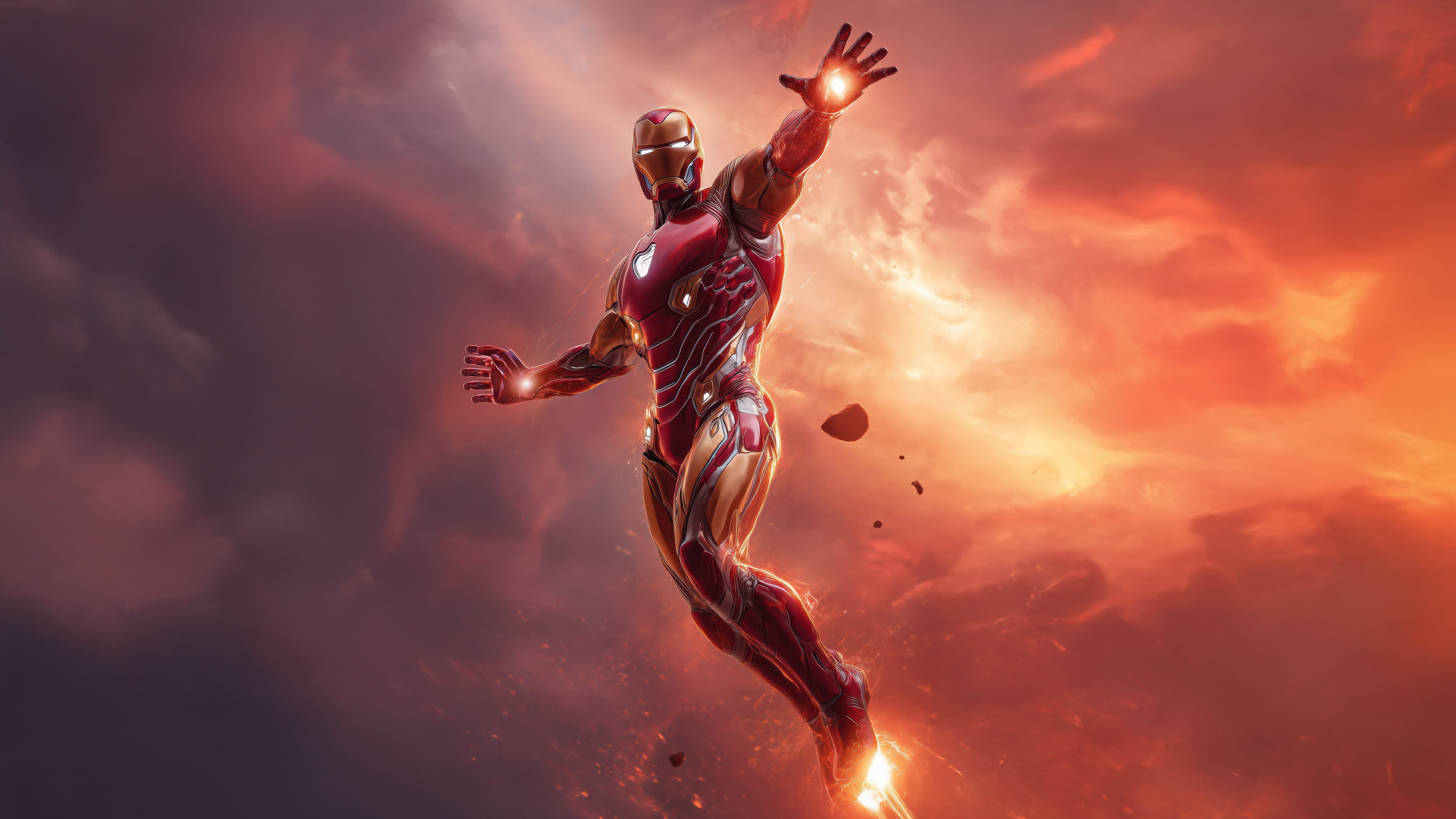 5120x2880 Flying High The Iconic Iron Man 5K ,HD 4k Wallpapers,Images,Backgrounds,Photos and ...