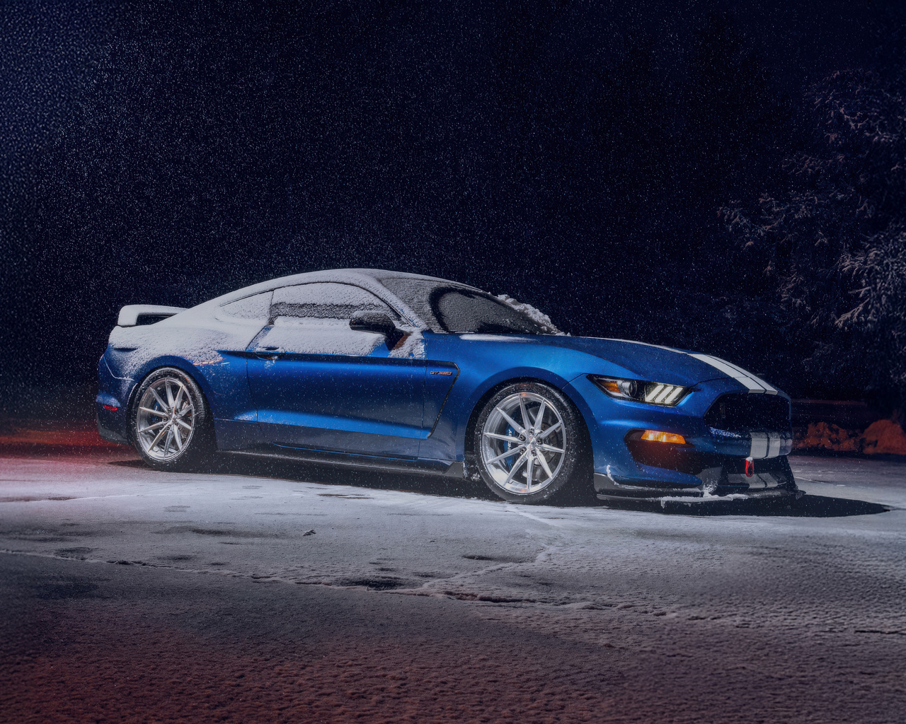 1280x1024 Ford Mustang In Snow Capped Muscle Wallpaper,1280x1024 ...