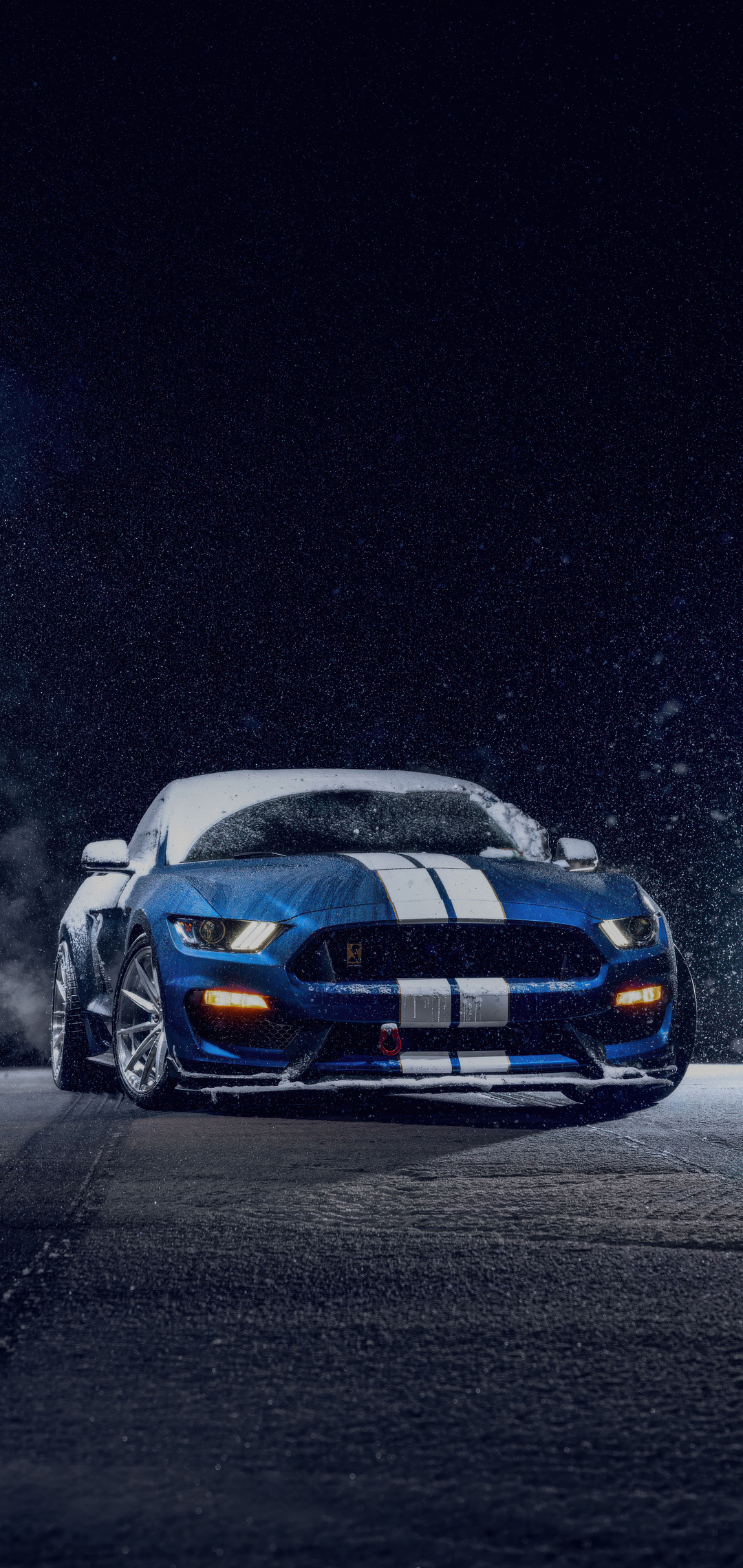 1080x2280 Ford Mustang In The Snow One Plus 6,Huawei p20,Honor view 10 ...