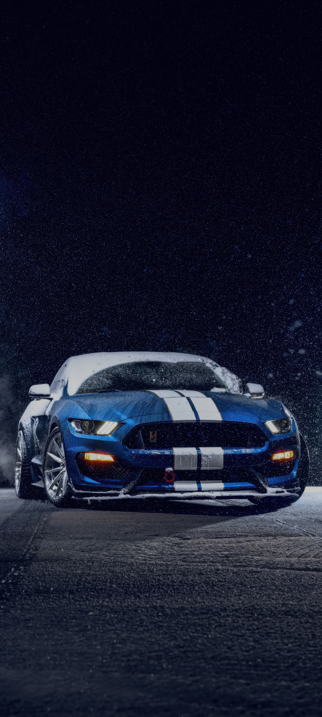 1080x2400 Ford Mustang In The Snow Google Pixel 7 ,HD 4k Wallpapers ...