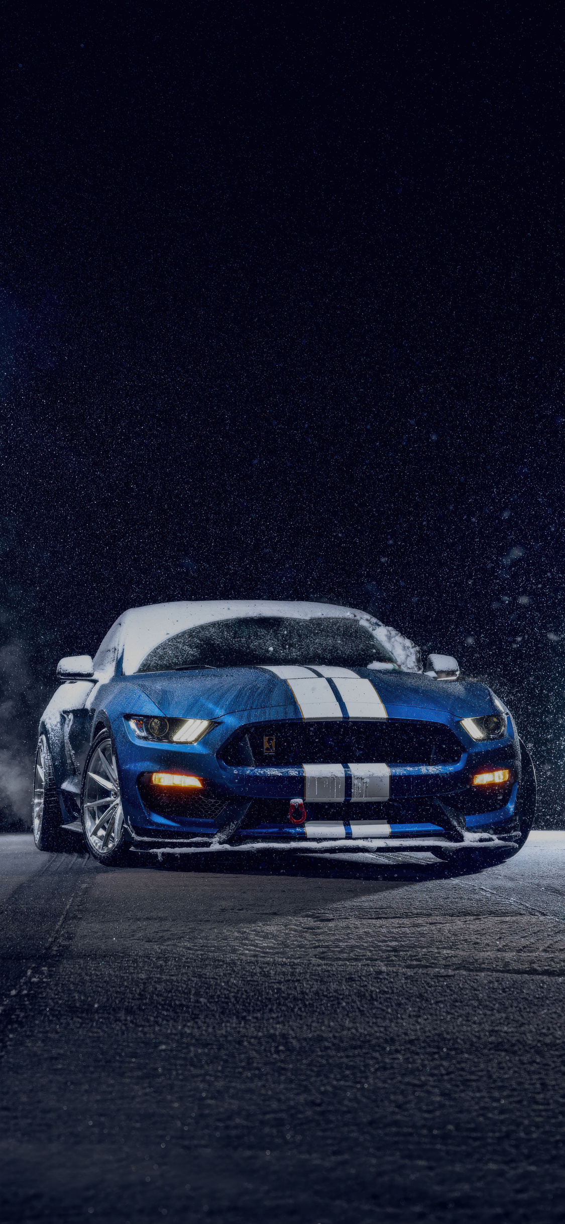 1125x2436 Ford Mustang In The Snow Iphone XS,Iphone 10,Iphone X ,HD 4k ...