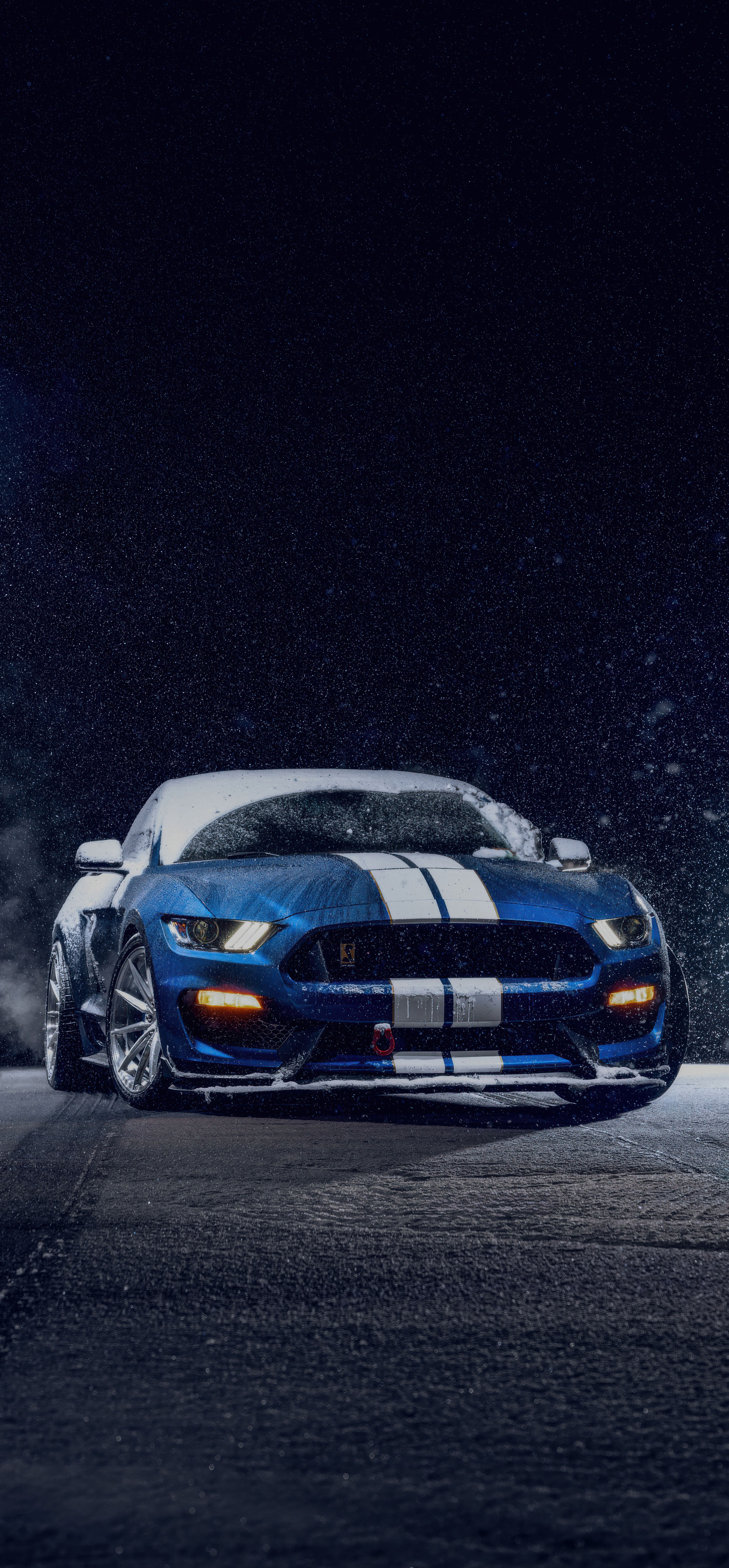 1242x2668 Ford Mustang In The Snow Iphone XS MAX ,HD 4k Wallpapers ...