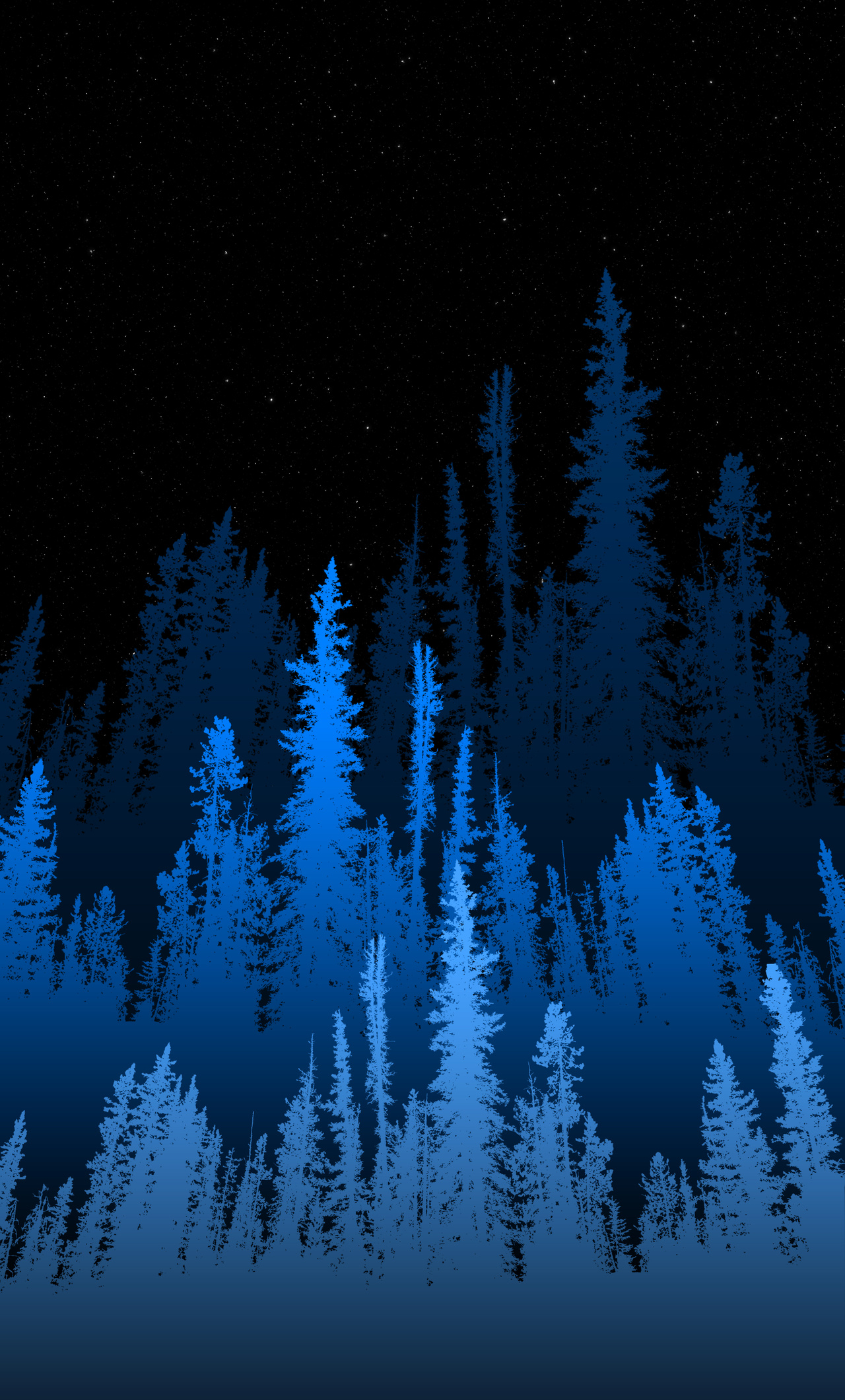 1280x2120 Forest Long Blue Trees 4k iPhone 6+ ,HD 4k Wallpapers,Images ...