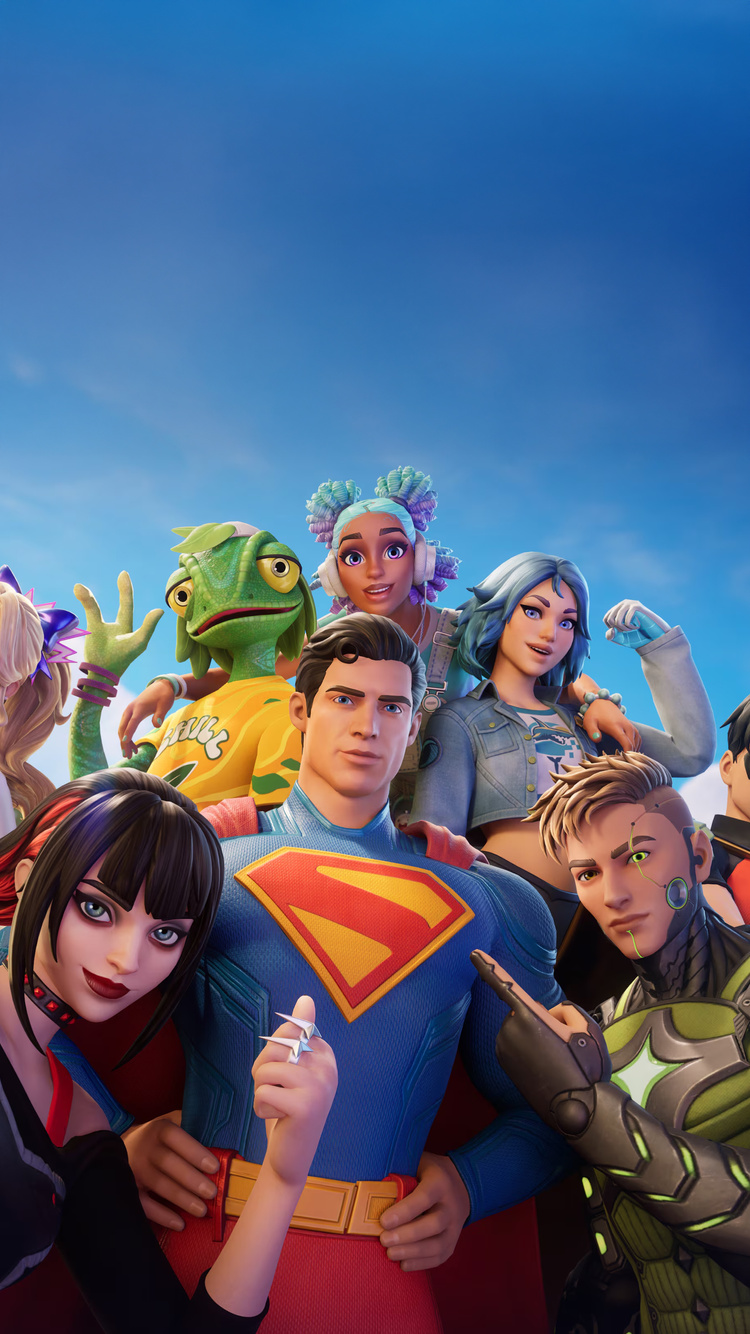 750x1334 Fortnite Battle Royale X Dc iPhone 6, iPhone 6S, iPhone 7 ,HD ...