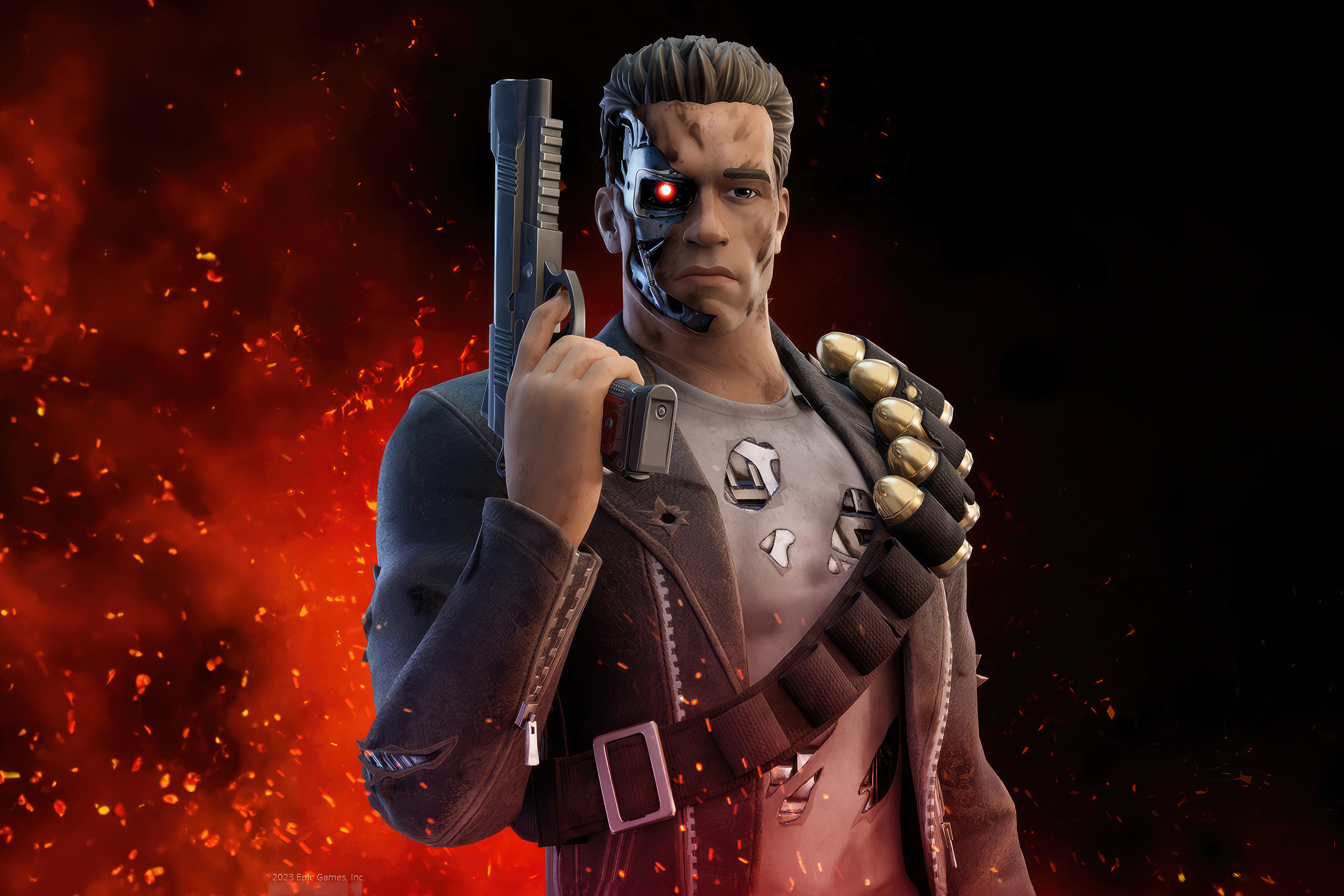 3840x2560 Fortnite Ft The Terminator 4k 3840x2560 Resolution HD 4k ...
