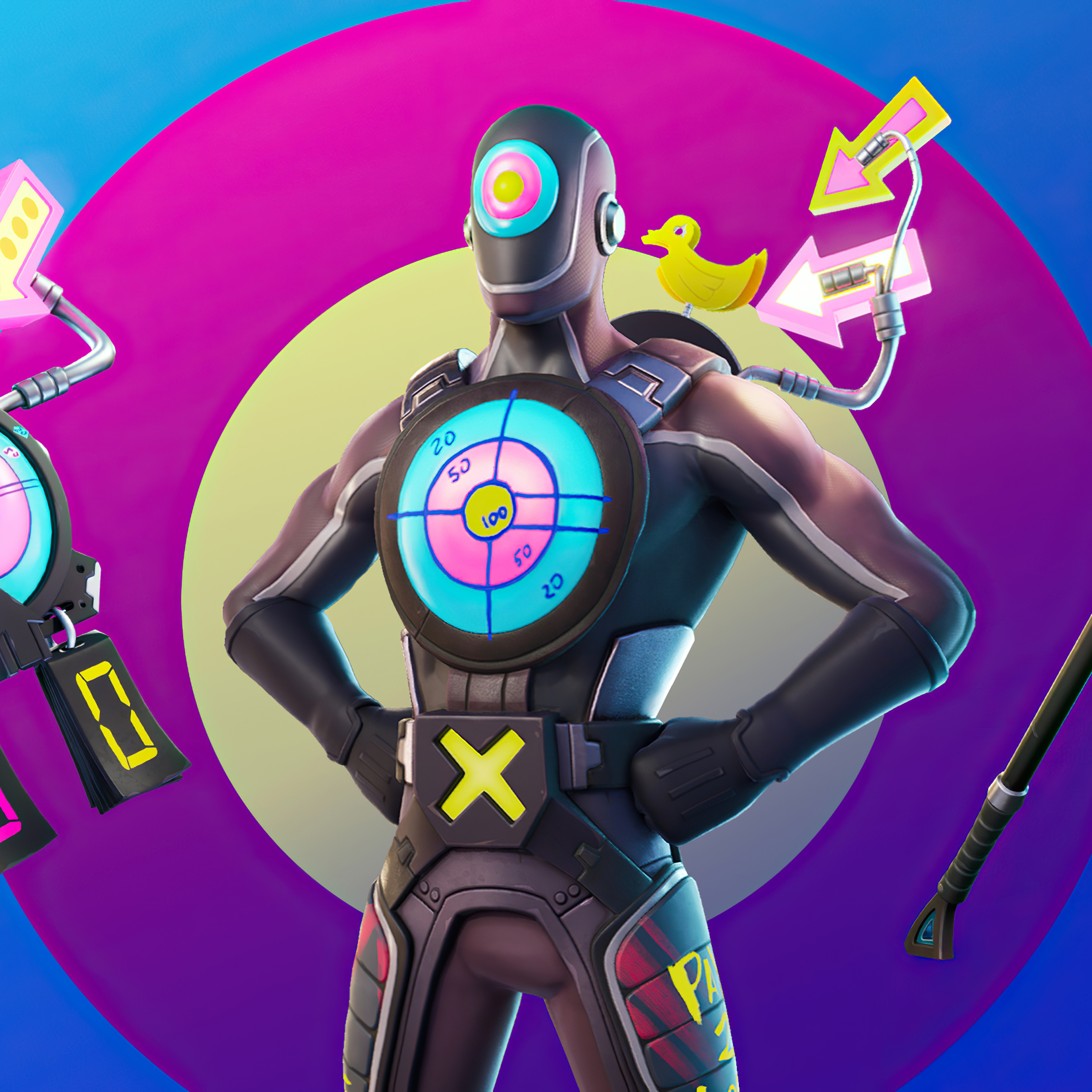 2932x2932 Fortnite Hit Man Outfit 4k Ipad Pro Retina Display ,HD 4k ...