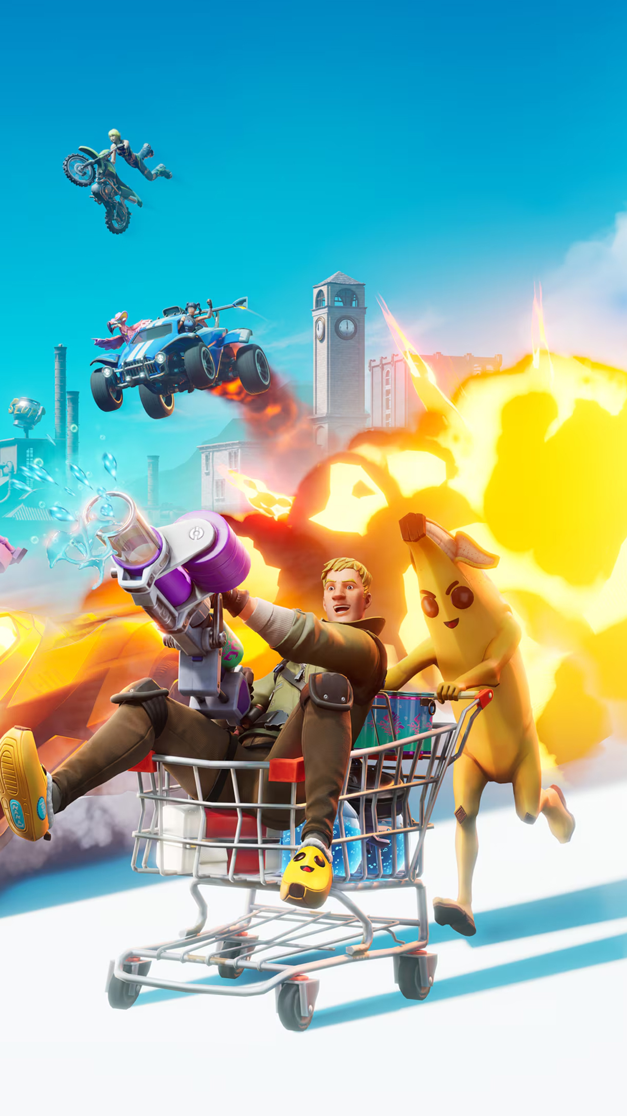 2160x3840 Fortnite Key Art Game Sony Xperia X,XZ,Z5 Premium ,HD 4k ...