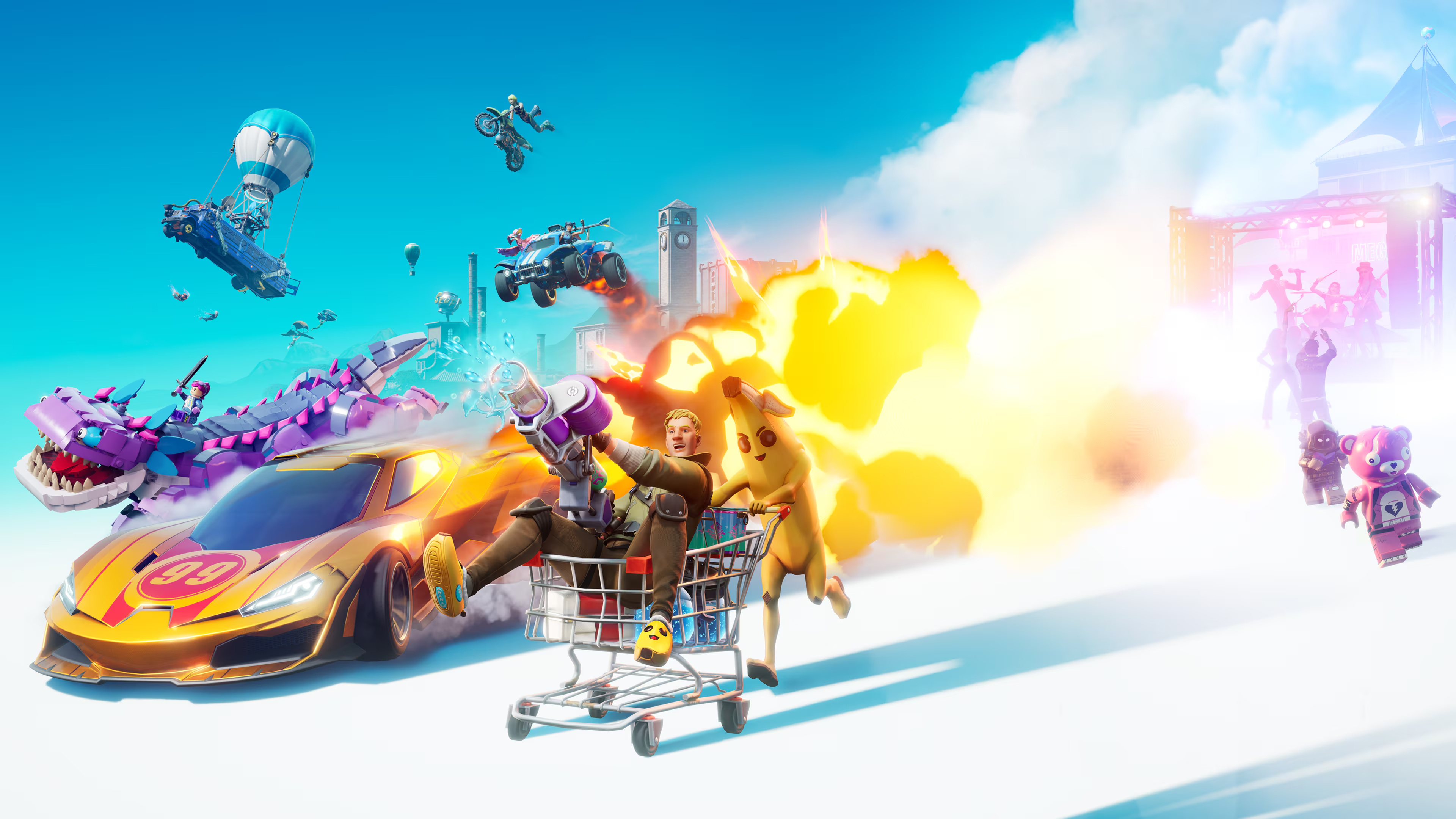 3840x2160 Fortnite Key Art Game 4K ,HD 4k Wallpapers,Images,Backgrounds ...