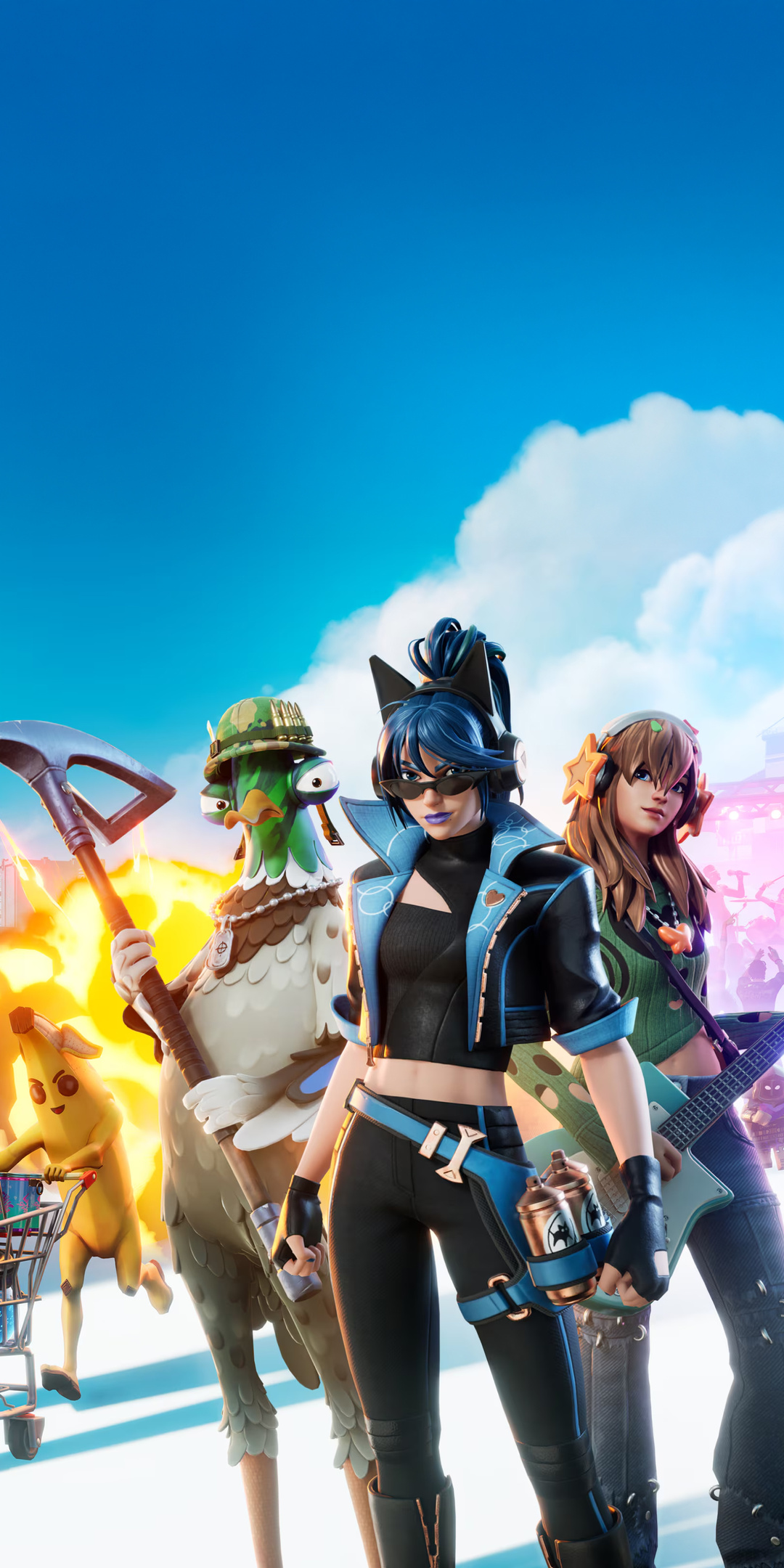 1080x2160 Fortnite Key Art One Plus 5T,Honor 7x,Honor view 10,Lg Q6 ,HD ...