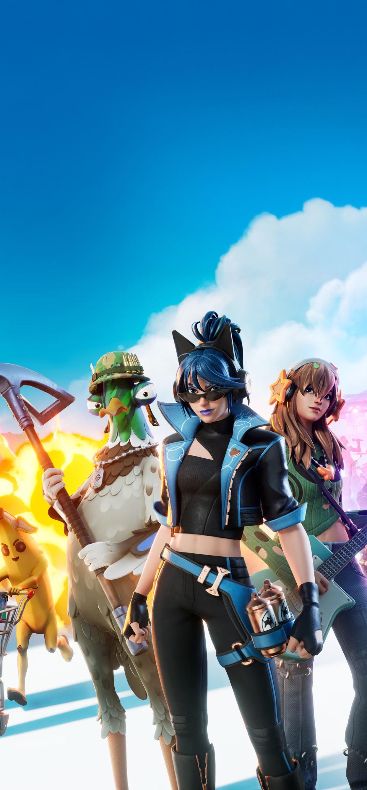 1242x2668 Fortnite Key Art Iphone XS MAX ,HD 4k Wallpapers,Images,Backgrounds,Photos and Pictures