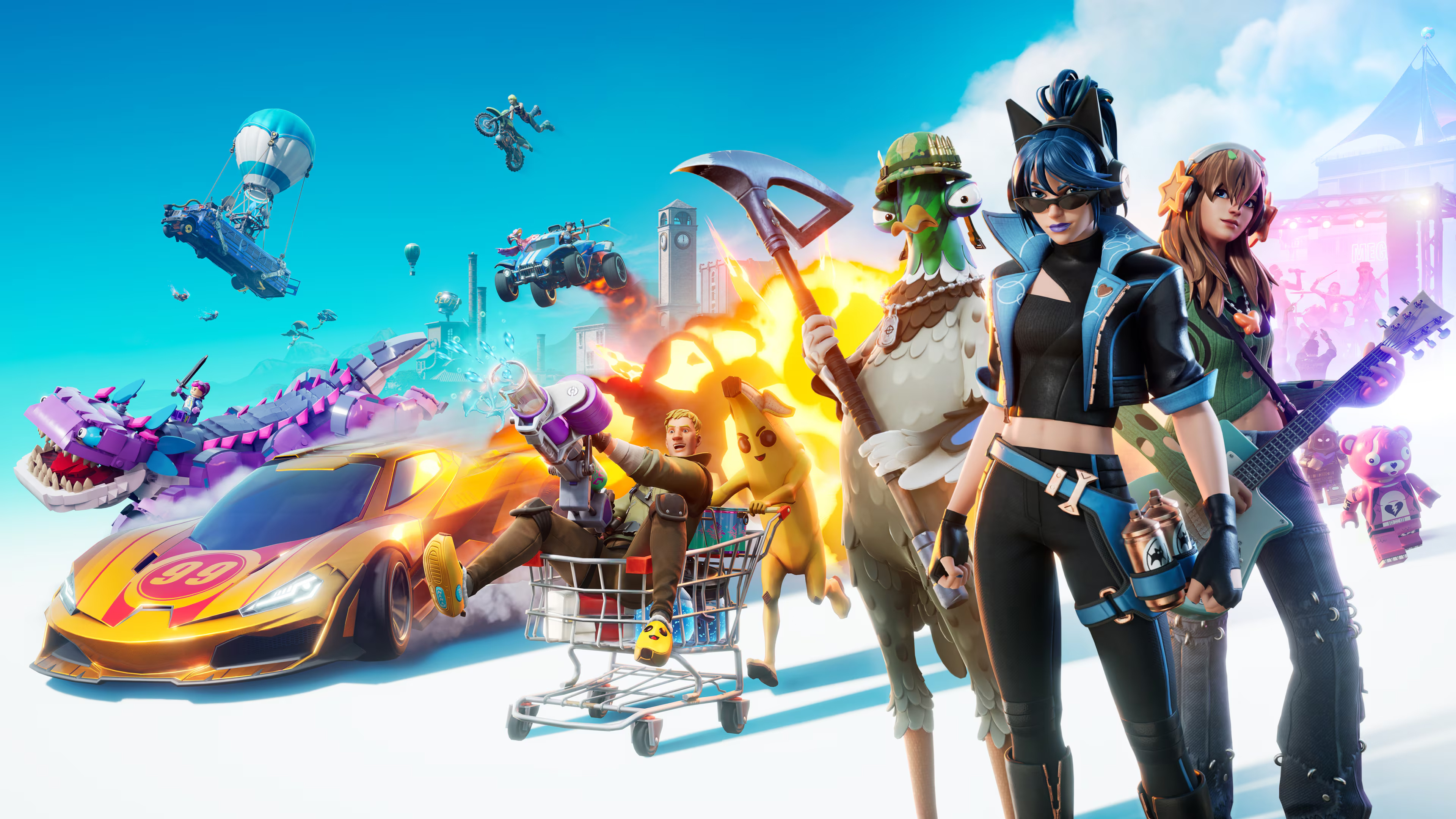 3840x2160 Fortnite Key Art 4K ,HD 4k Wallpapers,Images,Backgrounds ...