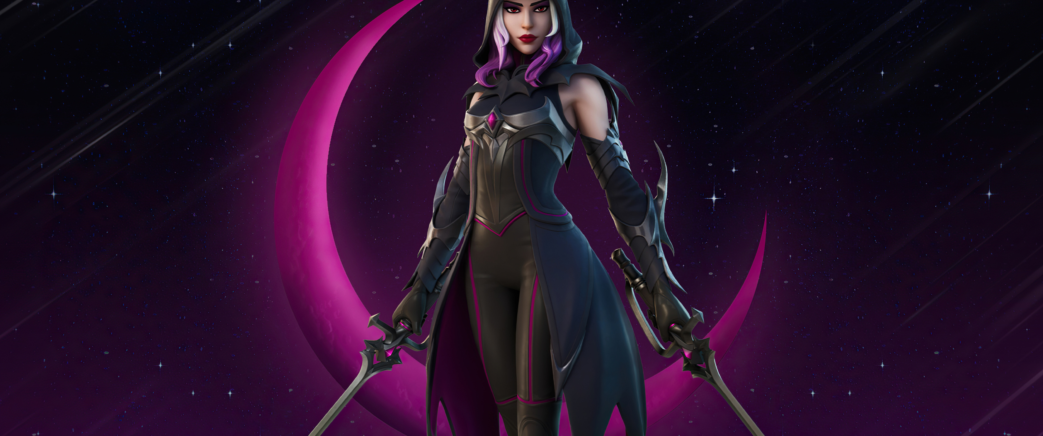 3440x1440 Fortnite Nighttime Huntress UltraWide Quad HD 1440P ,HD 4k ...