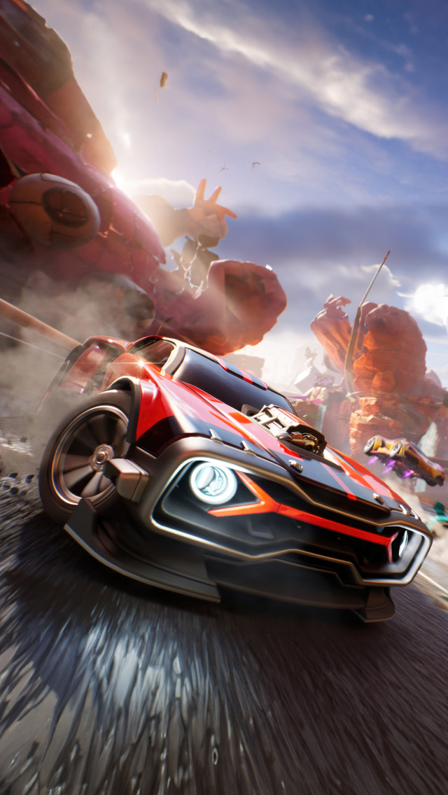 640x1136 Fortnite Rocket Racing iPhone 5,5c,5S,SE ,Ipod Touch ,HD 4k ...