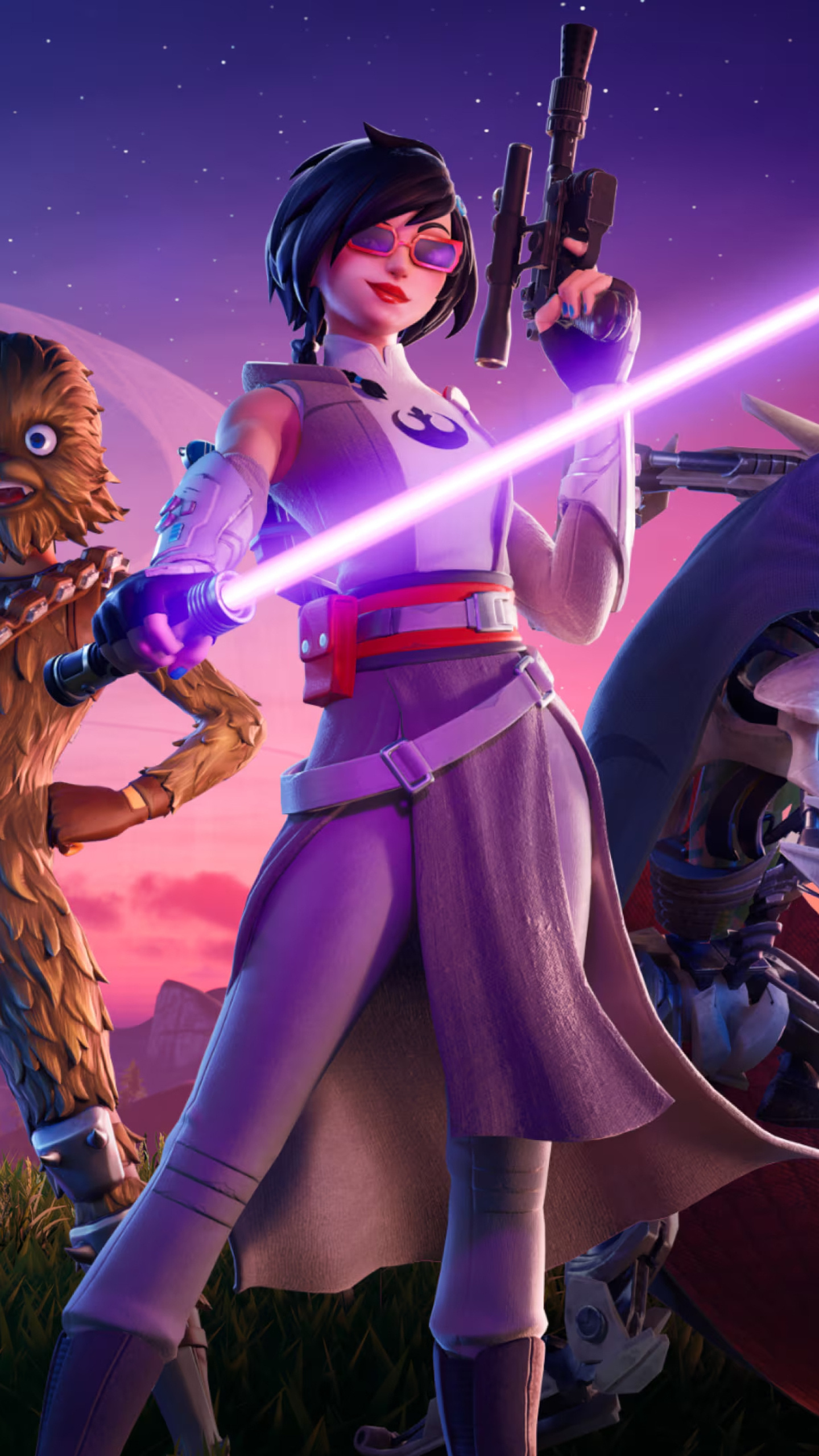 1440x2560 Fortnite Star Wars Battle Royale 2025 Samsung Galaxy S6,S7 ...