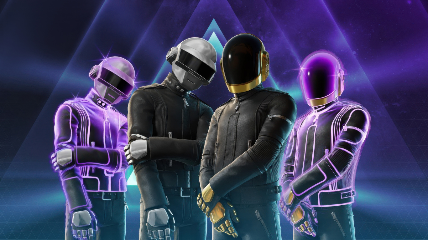 1366x768 Fortnite X Daft Punk 2025 Game Laptop HD ,HD 4k Wallpapers ...