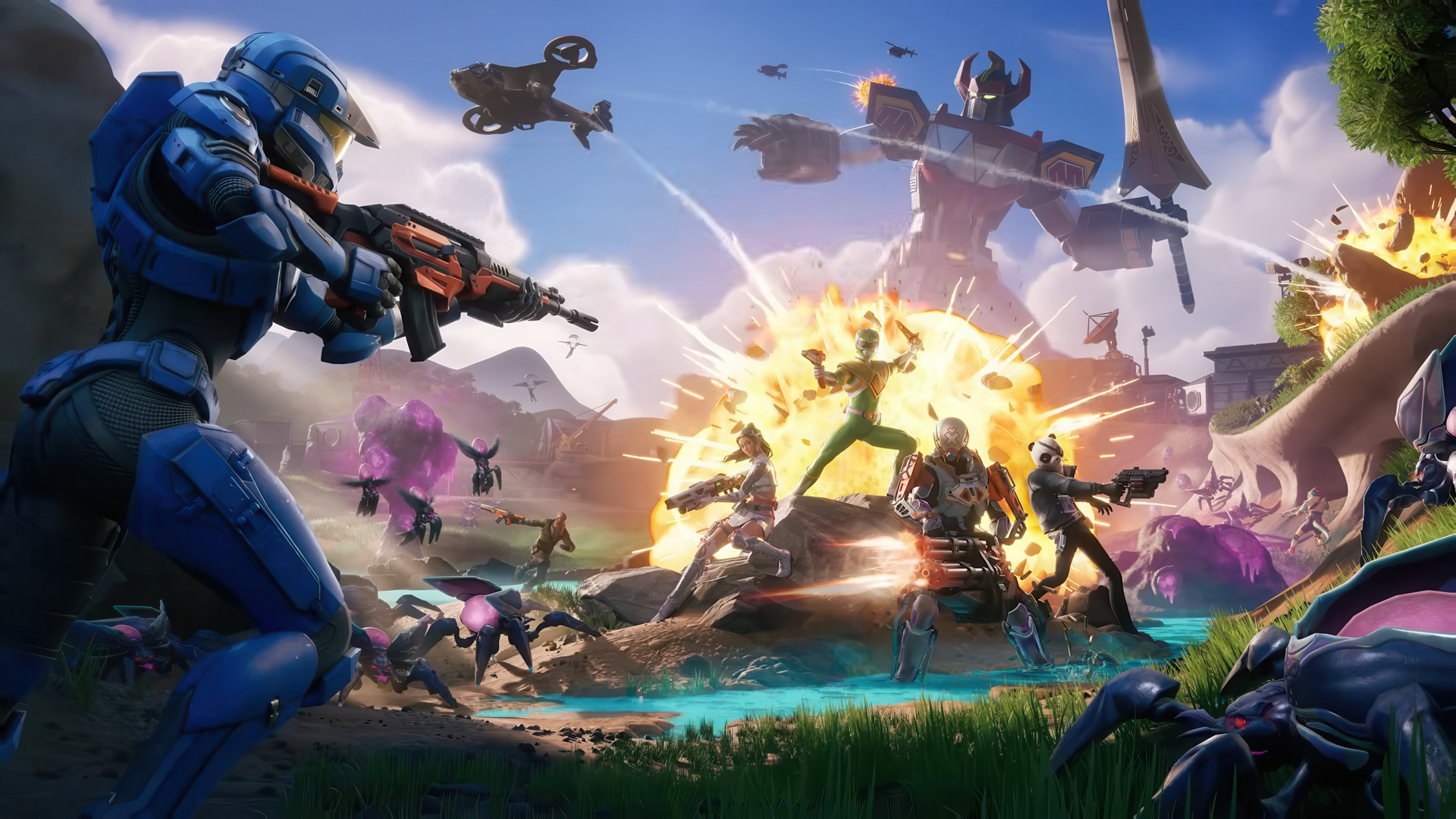 1920x1080 Fortnite X Power Rangers Laptop Full HD 1080P ,HD 4k ...