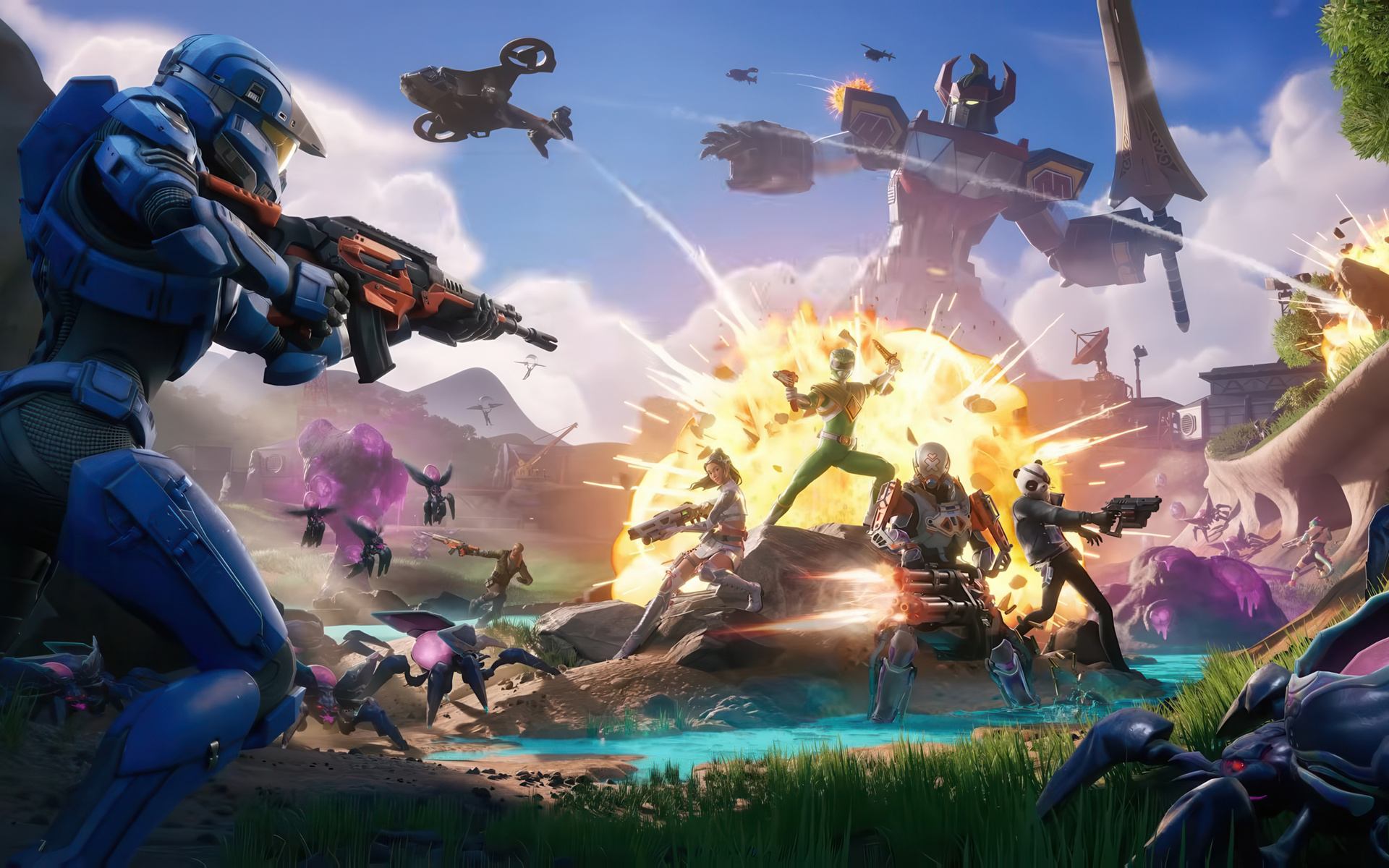 1920x1200 Fortnite X Power Rangers 1080P Resolution ,HD 4k Wallpapers ...
