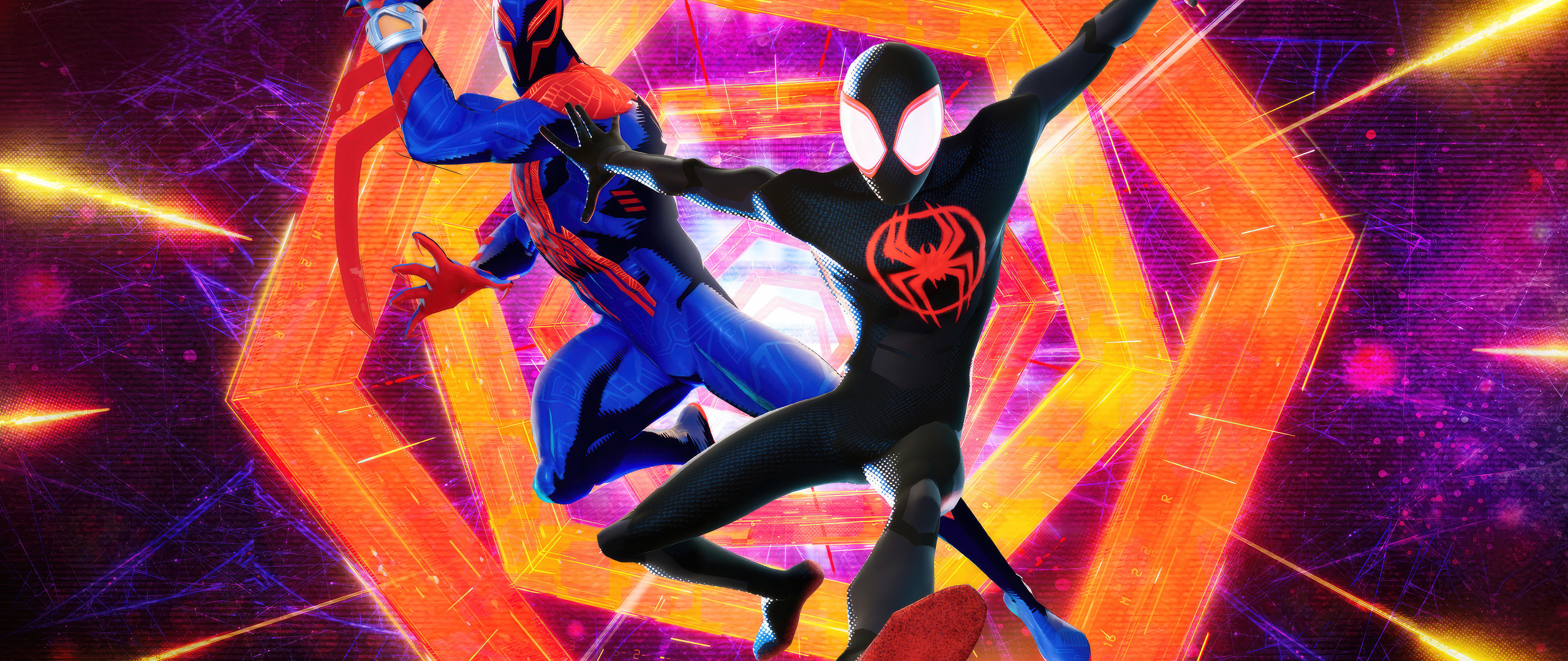 2560x1080 Fortnite X Spiderman Across The Spider Verse Wallpaper ...