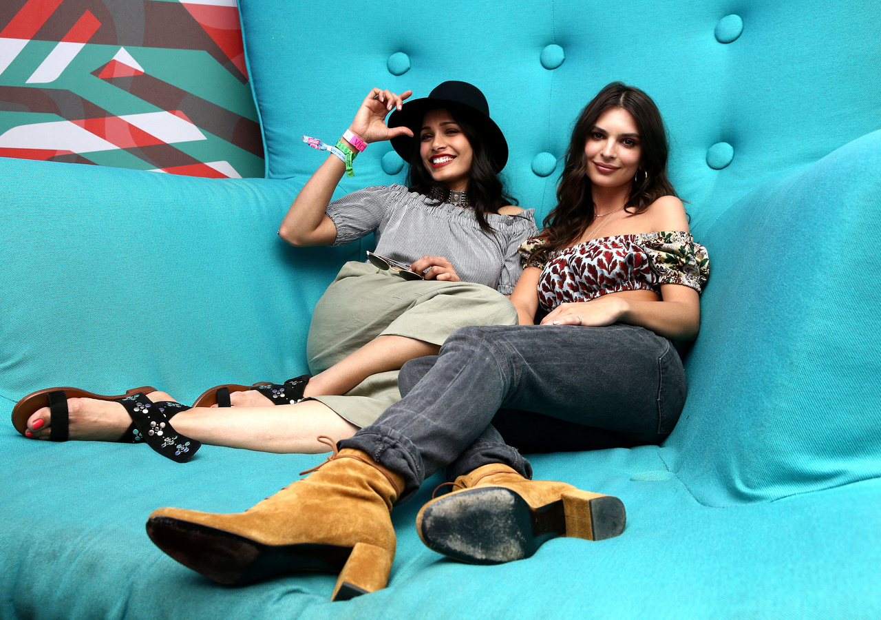 1280x900 Freida Pinto And Emily Ratajkowski 1280x900 Resolution HD 4k ...