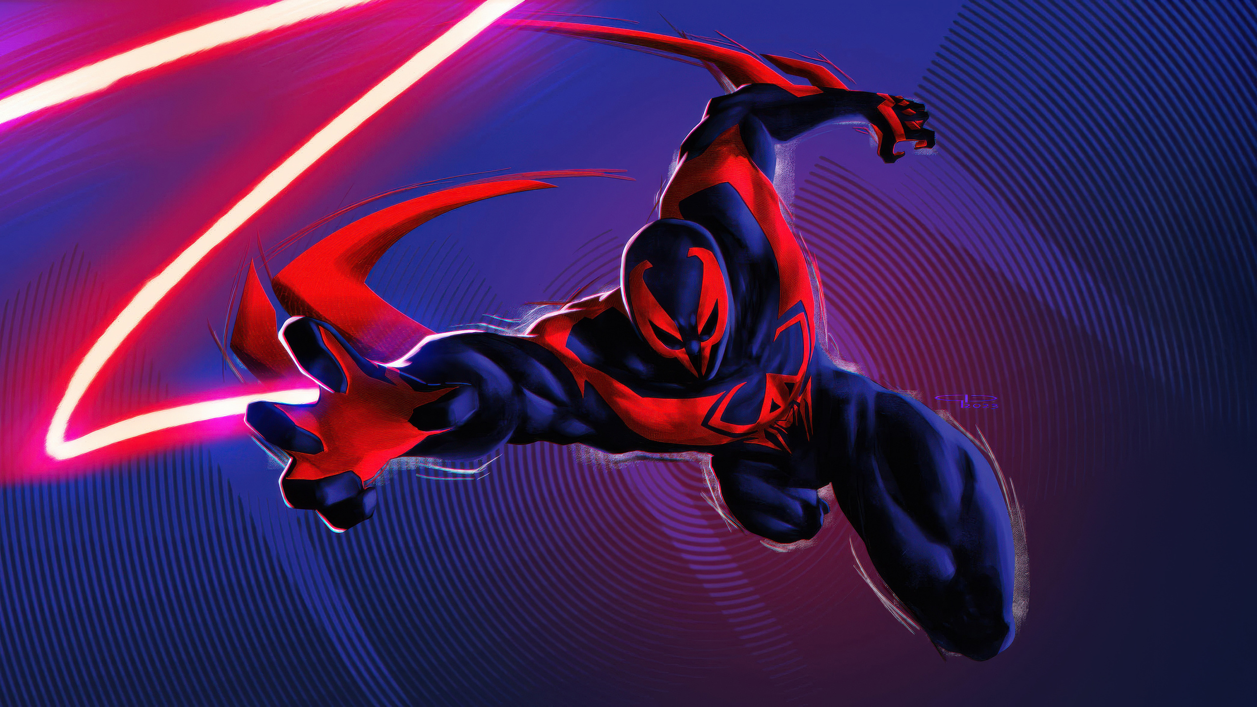 2560x1440 Futuristic Spider Man 2099 1440P Resolution ,HD 4k Wallpapers,Images,Backgrounds ...