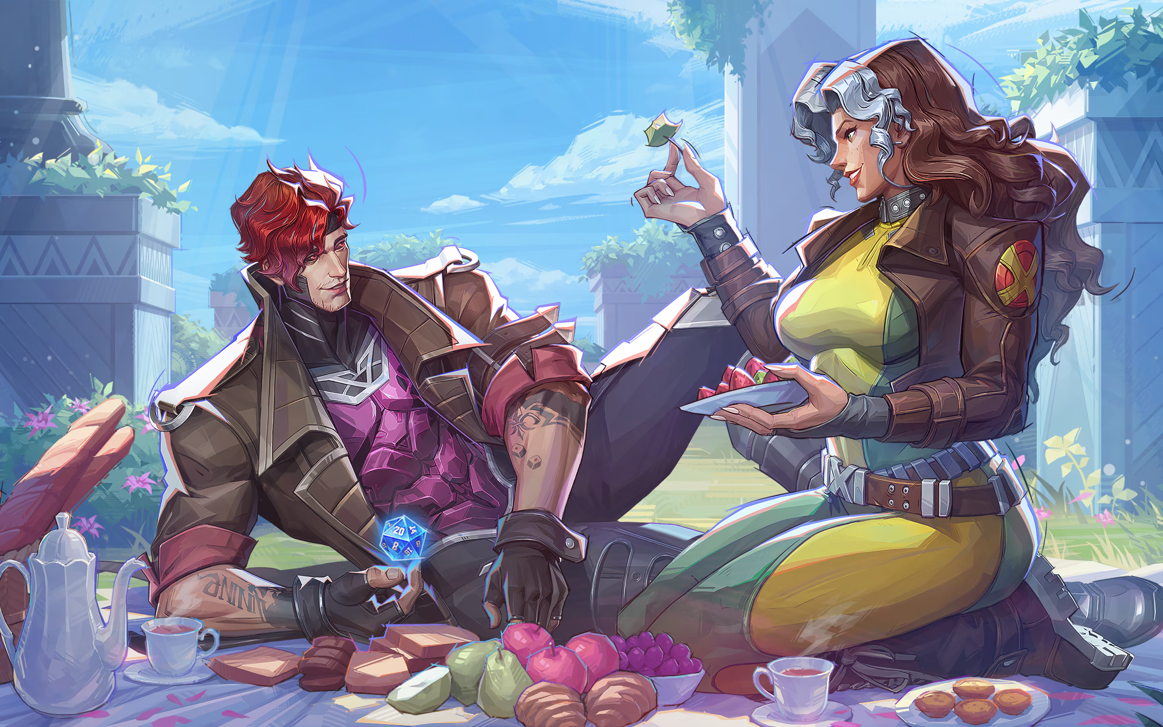 3840x2400 Gambit X Rogue In Marvel Rivals 4K ,HD 4k Wallpapers,Images,Backgrounds,Photos and ...