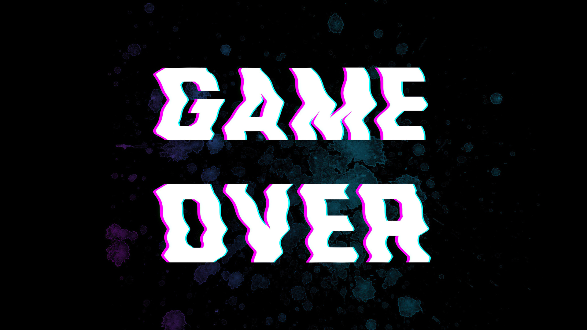 1920x1080 Game Over Typography 5k Laptop Full HD 1080P ,HD 4k ...