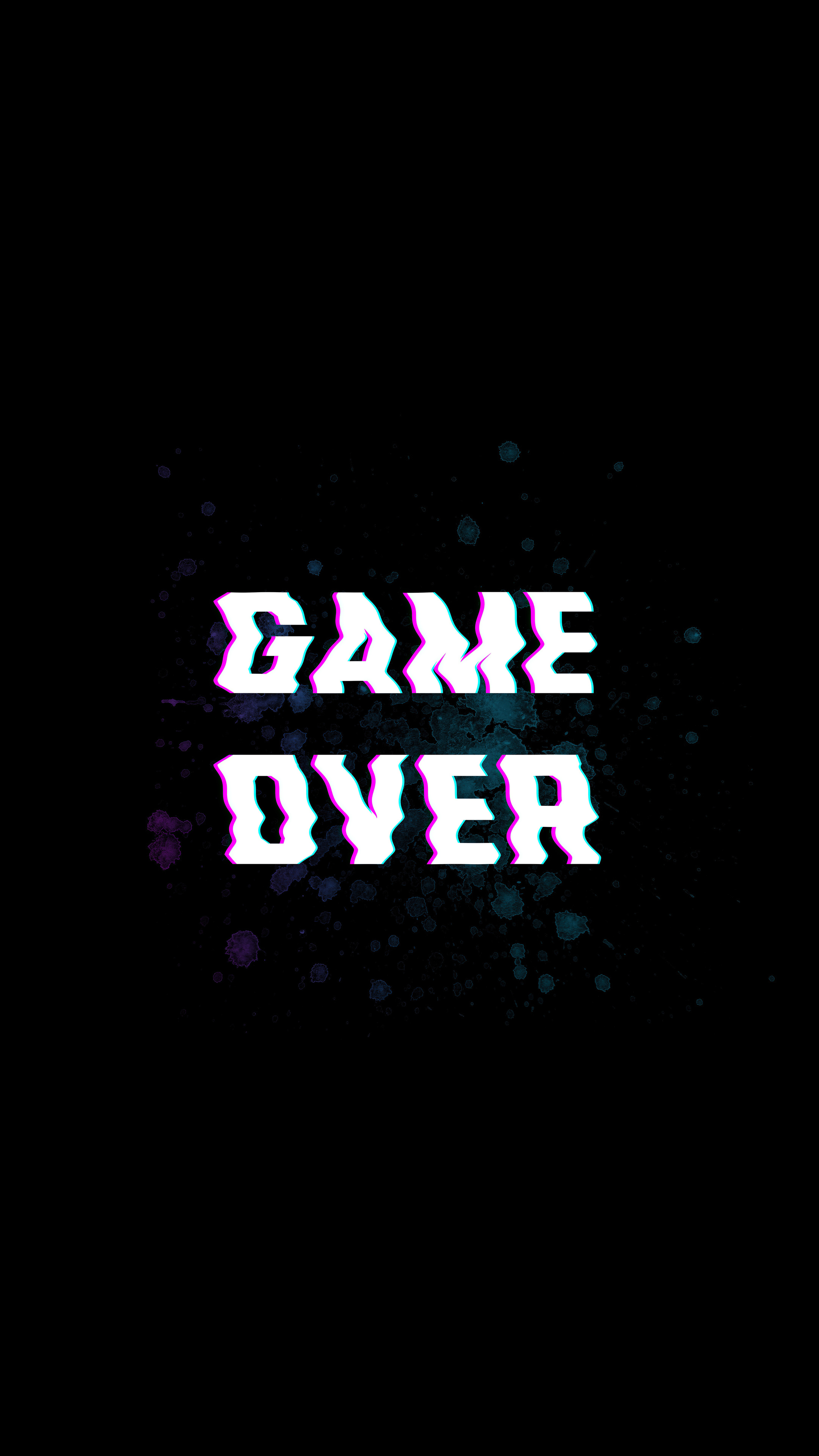 2160x3840 Game Over Typography 5k Sony Xperia X,XZ,Z5 Premium ,HD 4k ...