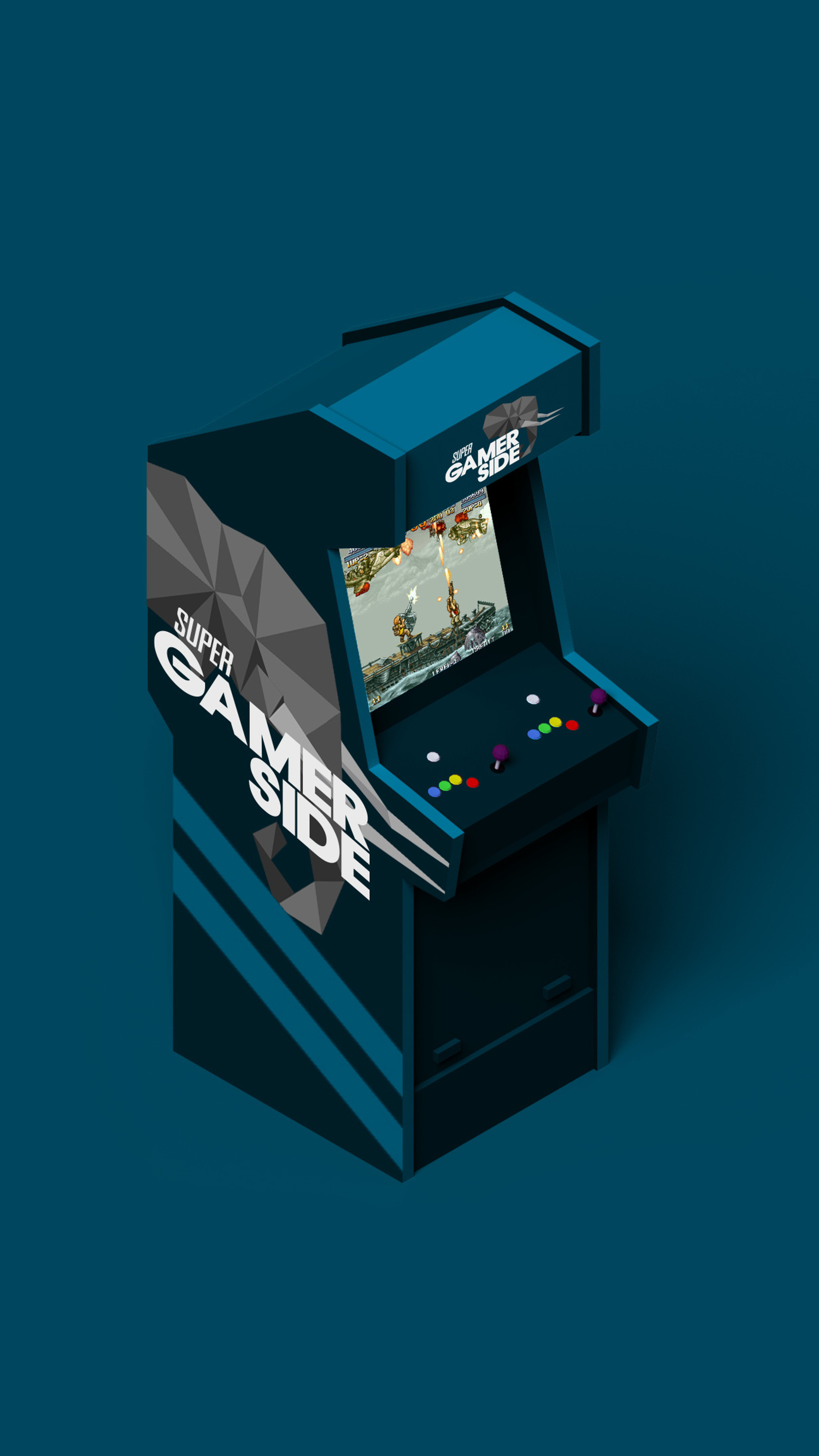 2160x3840 Gamerside Arcade Gaming Minimalist 4k Sony Xperia X,XZ,Z5 ...