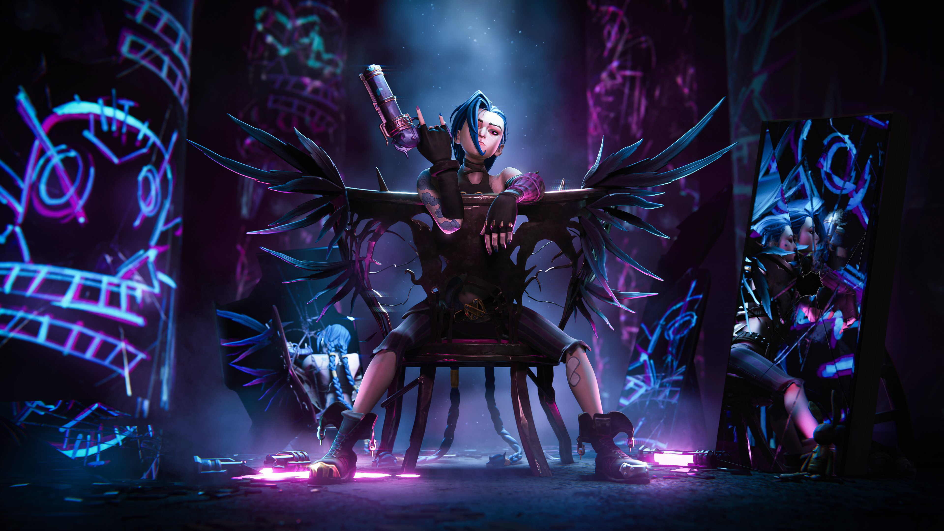 3840x2160 Gangster Jinx 4K ,HD 4k Wallpapers,Images,Backgrounds,Photos ...