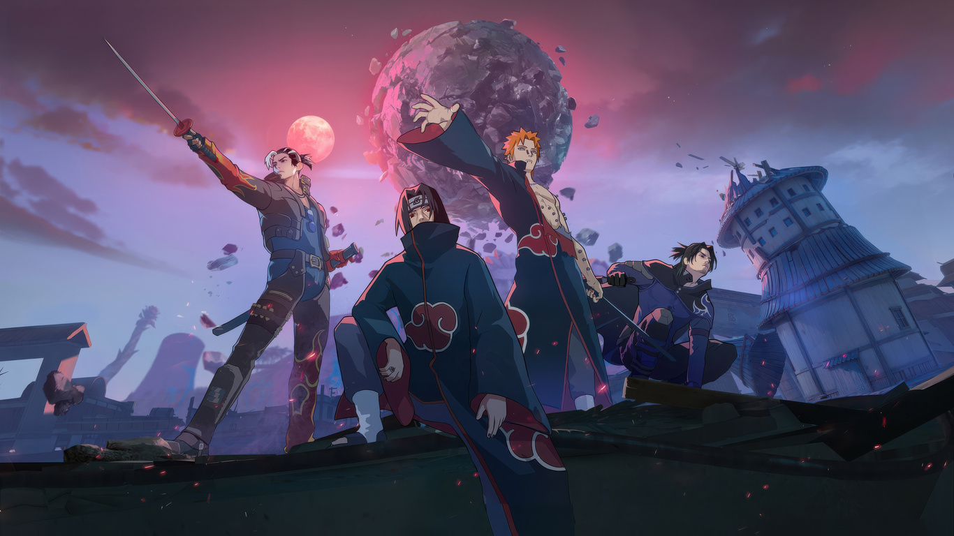 1366x768 Gareena Free Fire X Naruto Shippuden Laptop HD ,HD 4k ...
