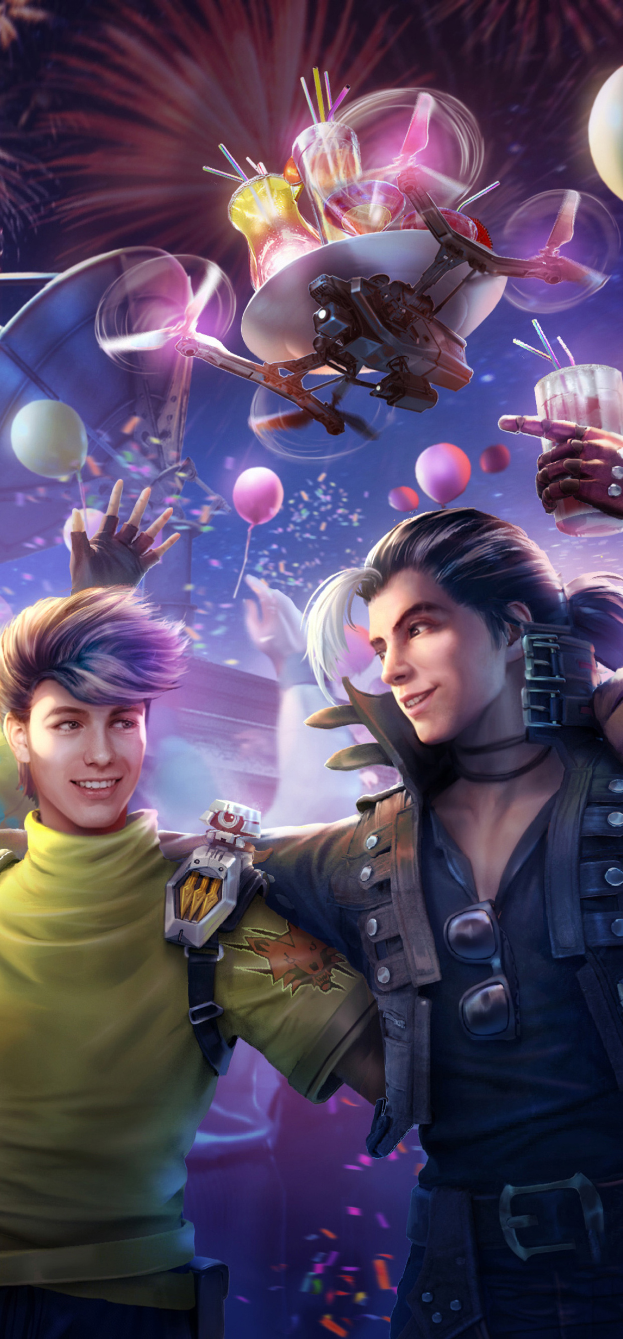 1242x2668 Garena Free Fire 4k New Iphone XS MAX ,HD 4k Wallpapers ...