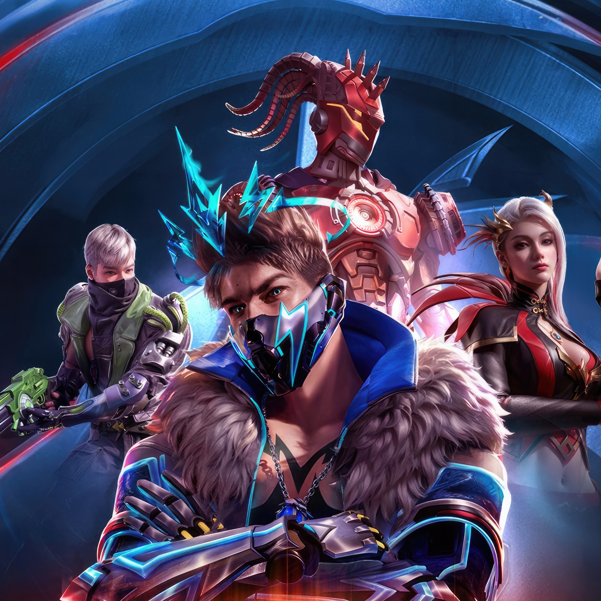 2048x2048 Garena Free Fire Rampage Ipad Air ,HD 4k Wallpapers,Images ...