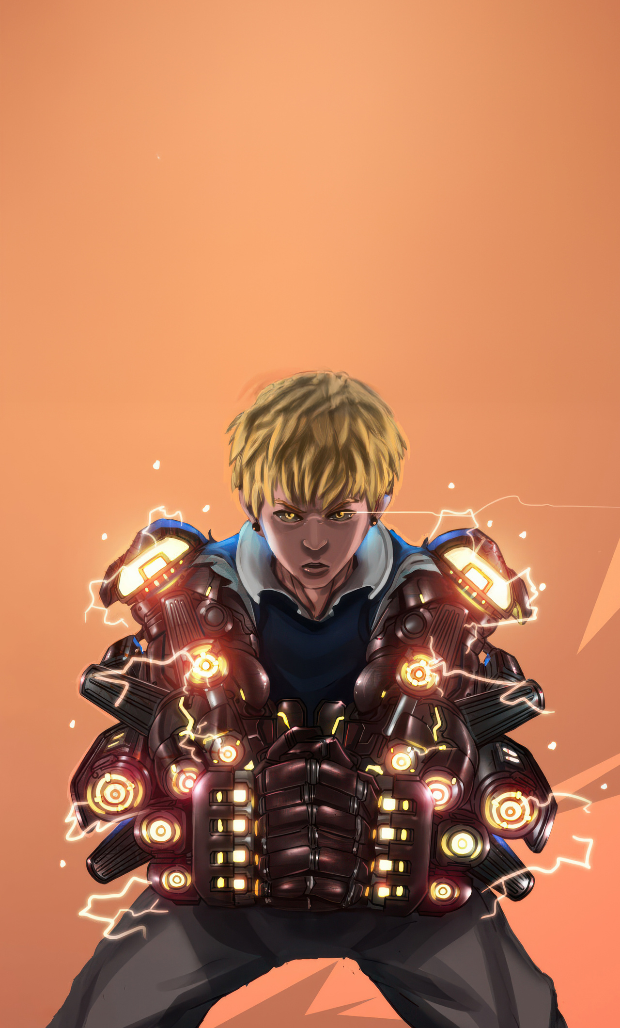 1280x2120 Genos From One Punch Man iPhone 6+ ,HD 4k Wallpapers,Images,Backgrounds,Photos and ...