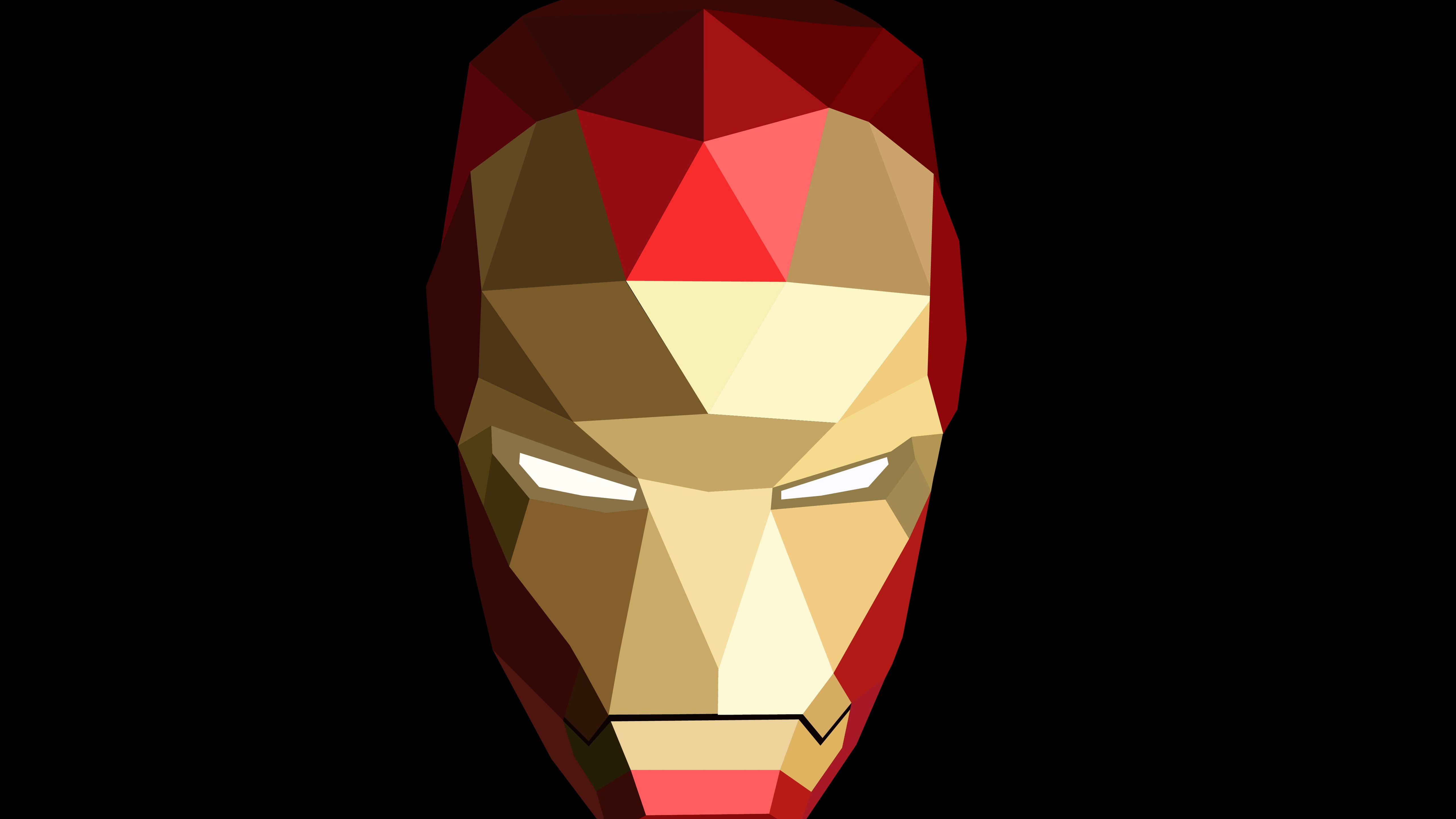 5120x2880 Geometric Iron Man 5K ,HD 4k Wallpapers,Images,Backgrounds ...