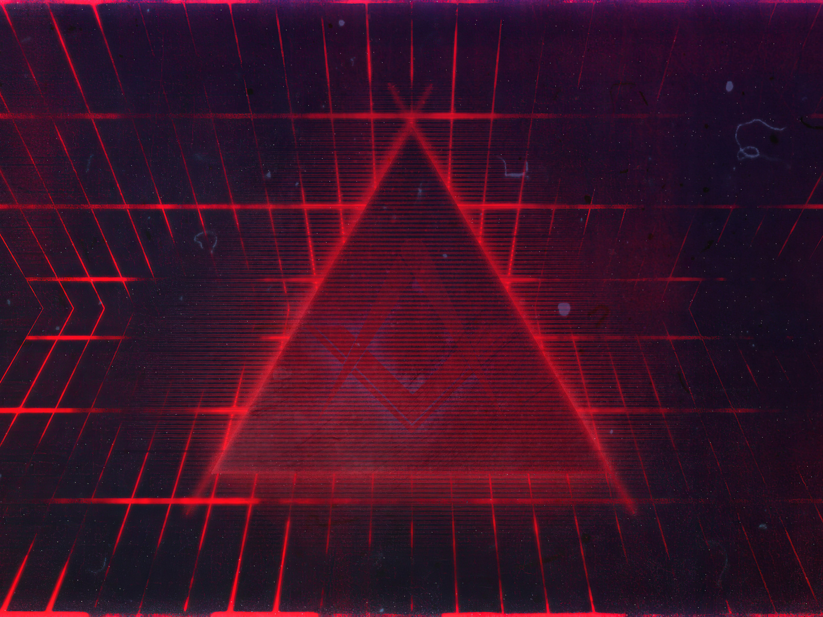 1600x1200 Geometry Red Triangle 4k Wallpaper,1600x1200 Resolution HD 4k ...