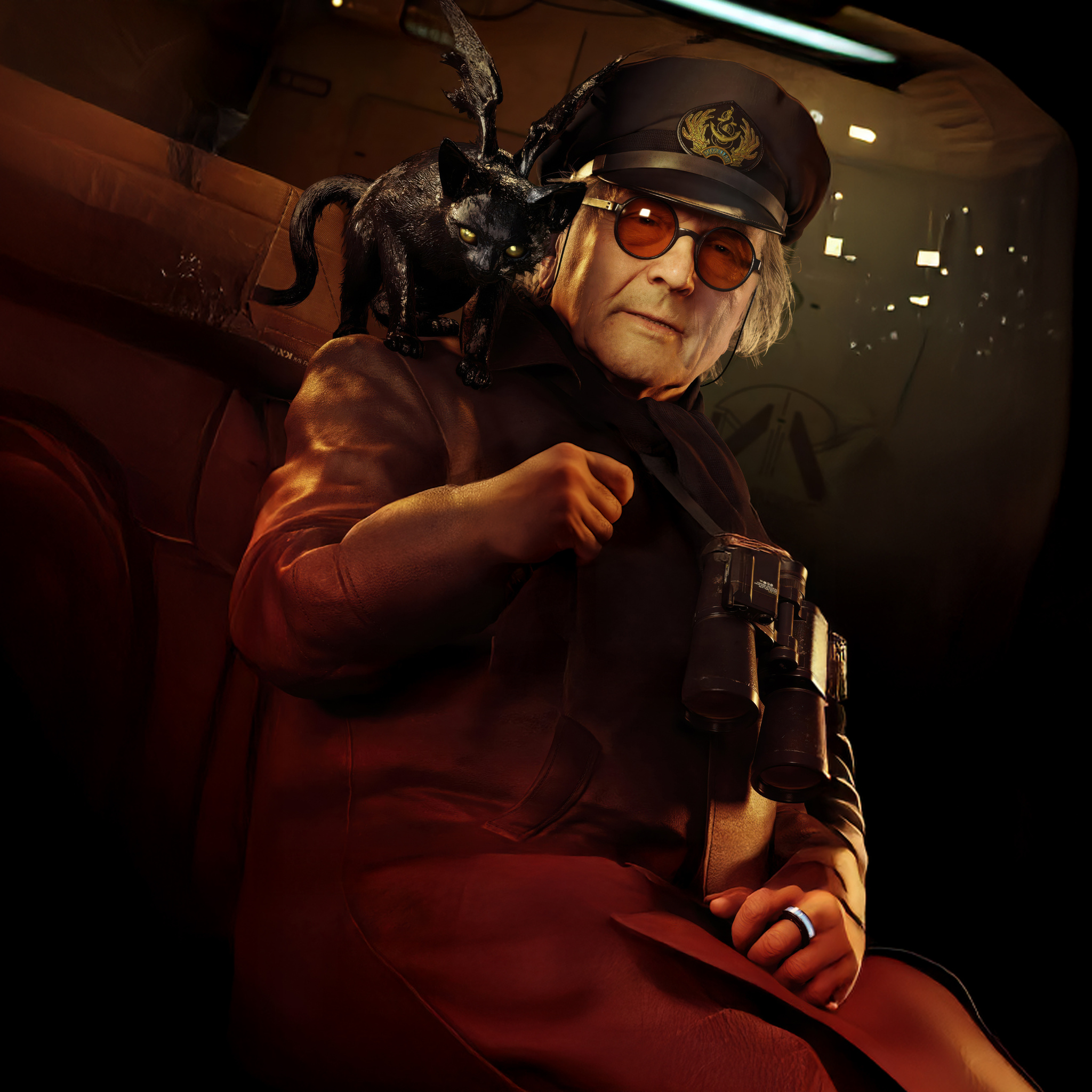 2048x2048 George Miller As Tarman In Death Stranding 2 On The Beach ...