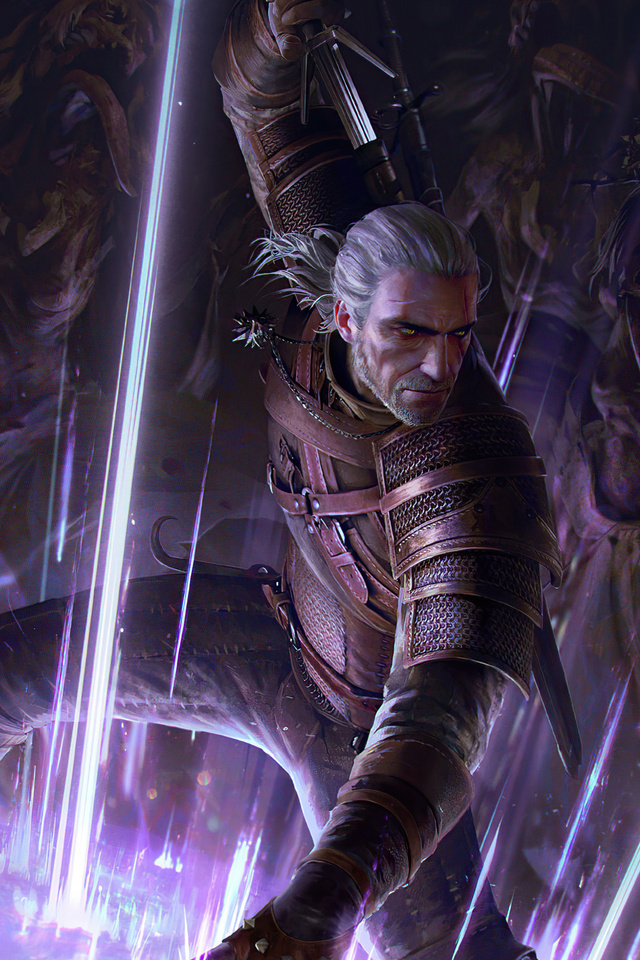 640x960 Geralt Yrden Gwent The Witcher Card Game iPhone 4, iPhone 4S ...