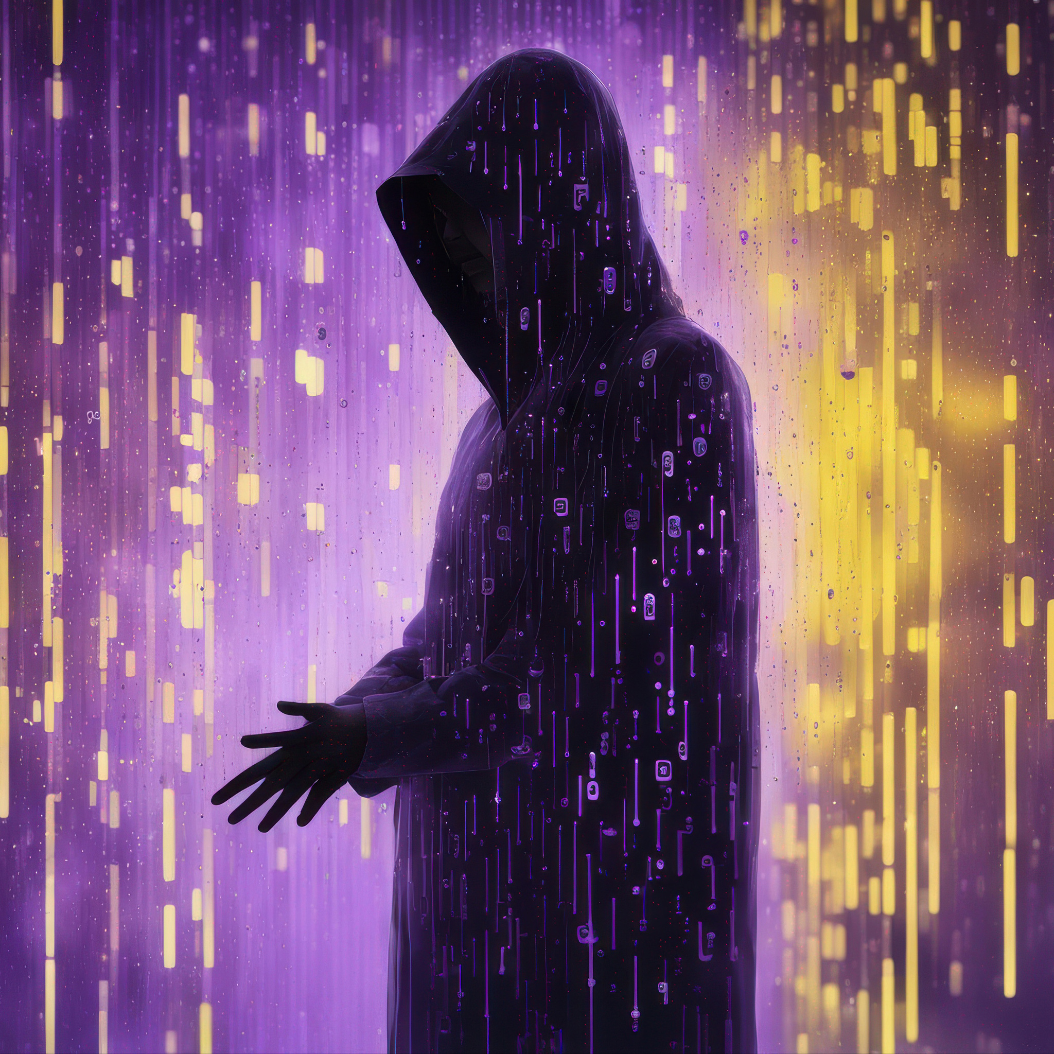 2048x2048 Ghost Digital Rain 5k Ipad Air ,HD 4k Wallpapers,Images ...