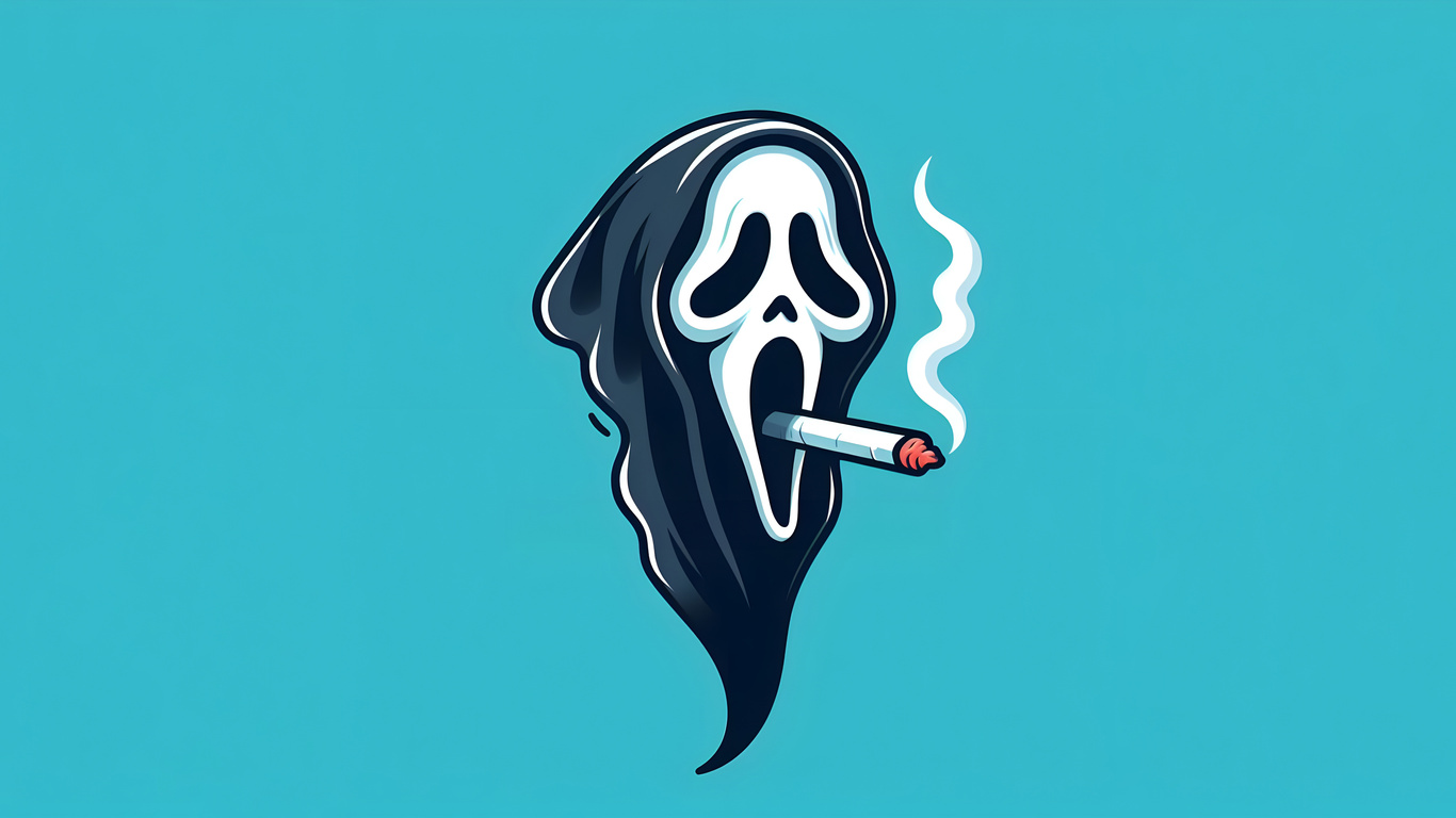 1366x768 Ghost Face Smoke Cigar Laptop HD ,HD 4k Wallpapers,Images ...