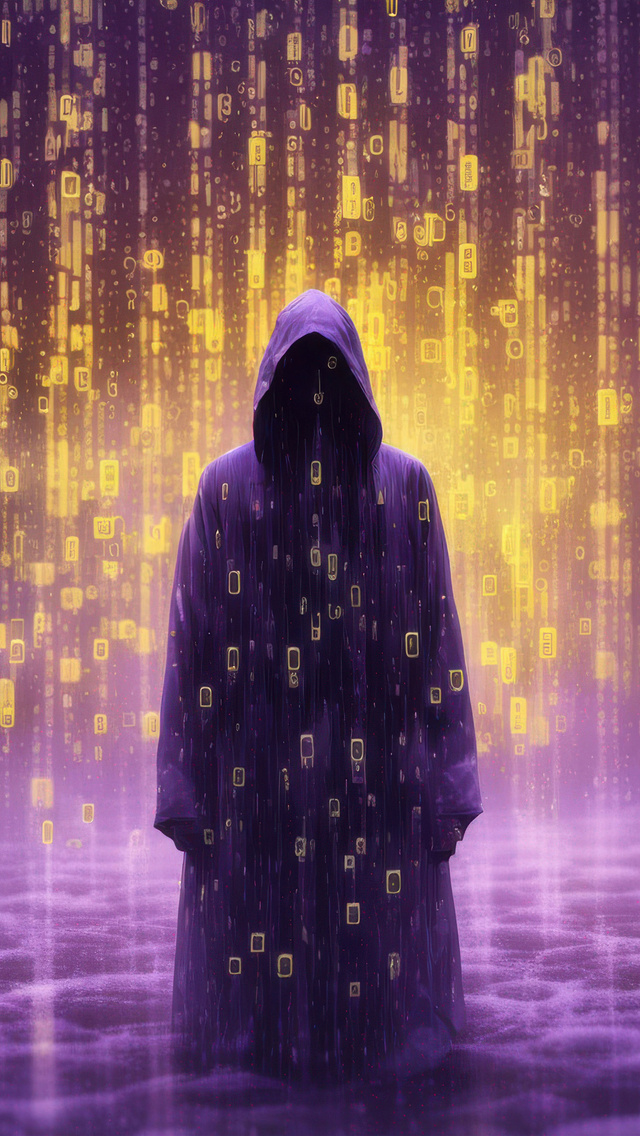 640x1136 Ghost In Digital Rain 5k iPhone 5,5c,5S,SE ,Ipod Touch ,HD 4k ...