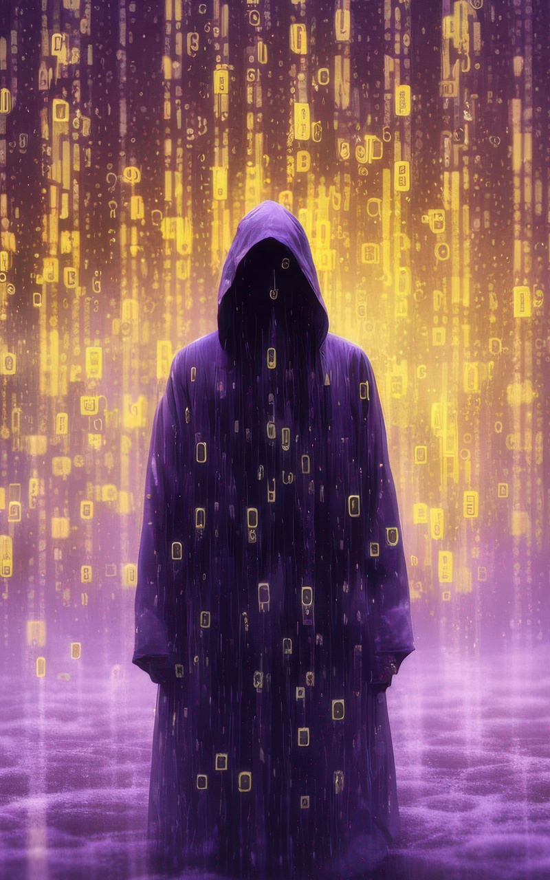 800x1280 Ghost In Digital Rain 5k Nexus 7,Samsung Galaxy Tab 10,Note ...