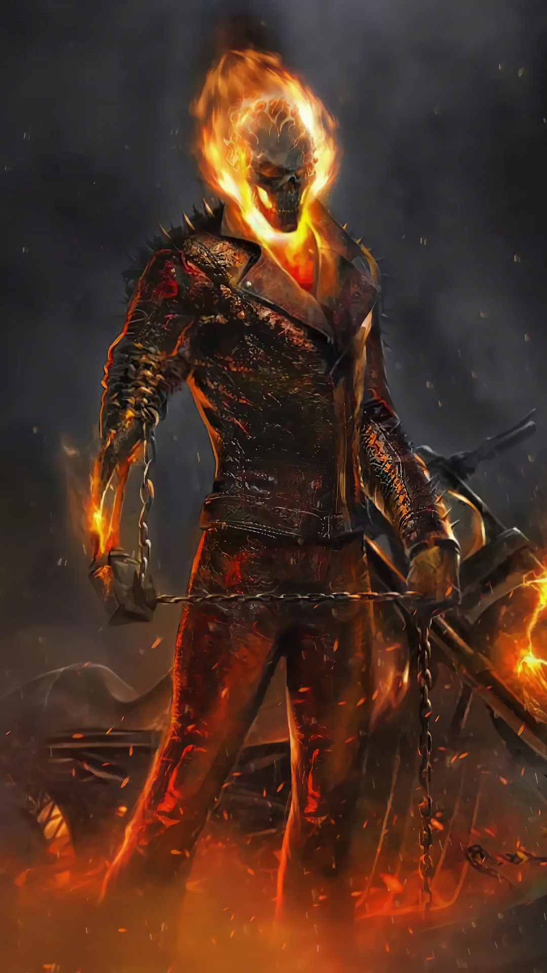 1080x1920 Ghost Rider Concept Art From Multiverse Of Madness Iphone 7 ...