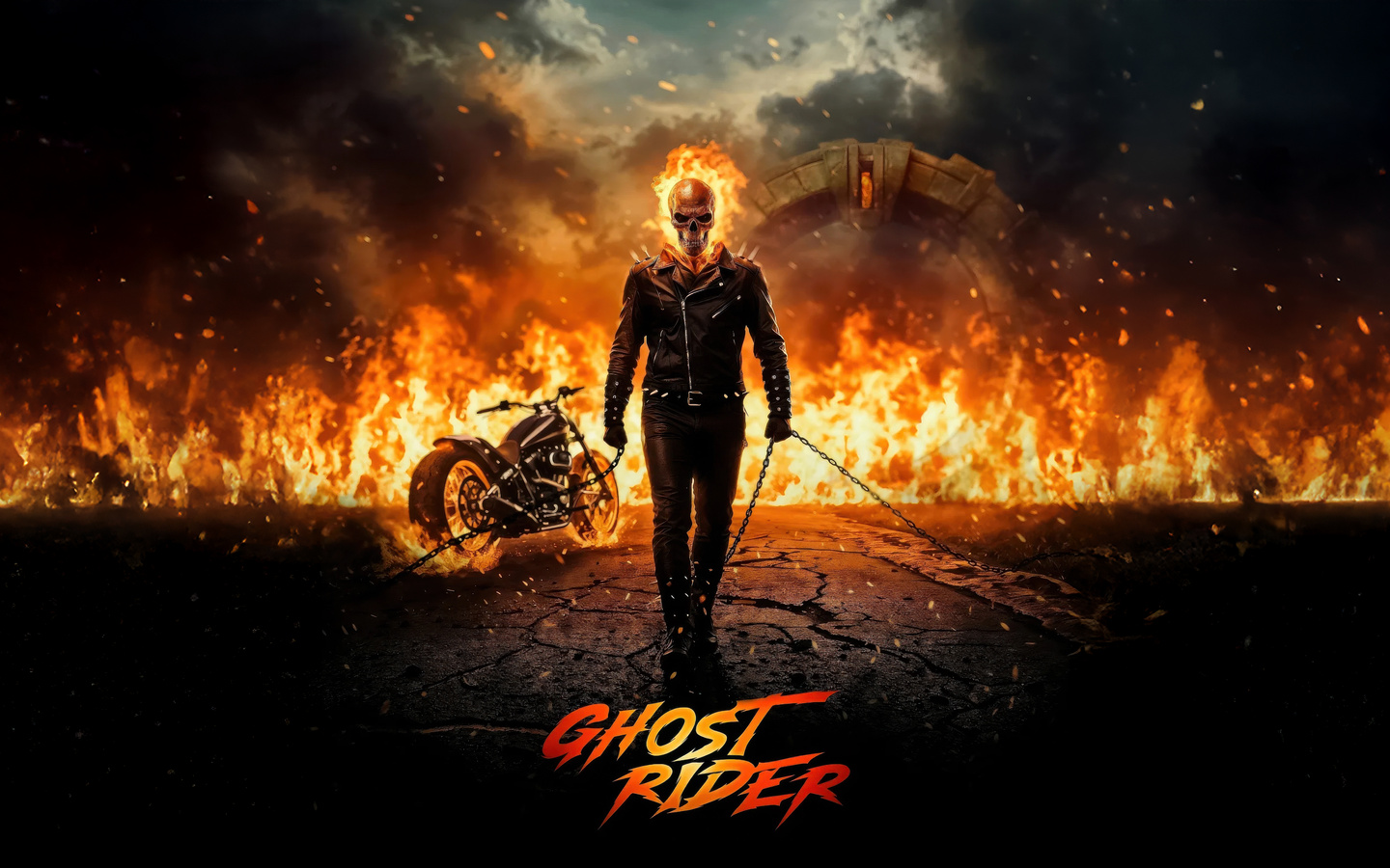 1440x900 Ghost Rider Dark Knight Of Vengeance Wallpaper,1440x900 ...