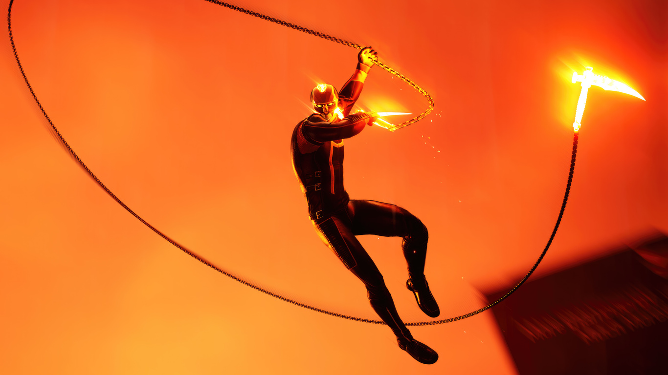 1366x768 Ghost Rider Marvels Midnight Suns Laptop HD ,HD 4k Wallpapers ...