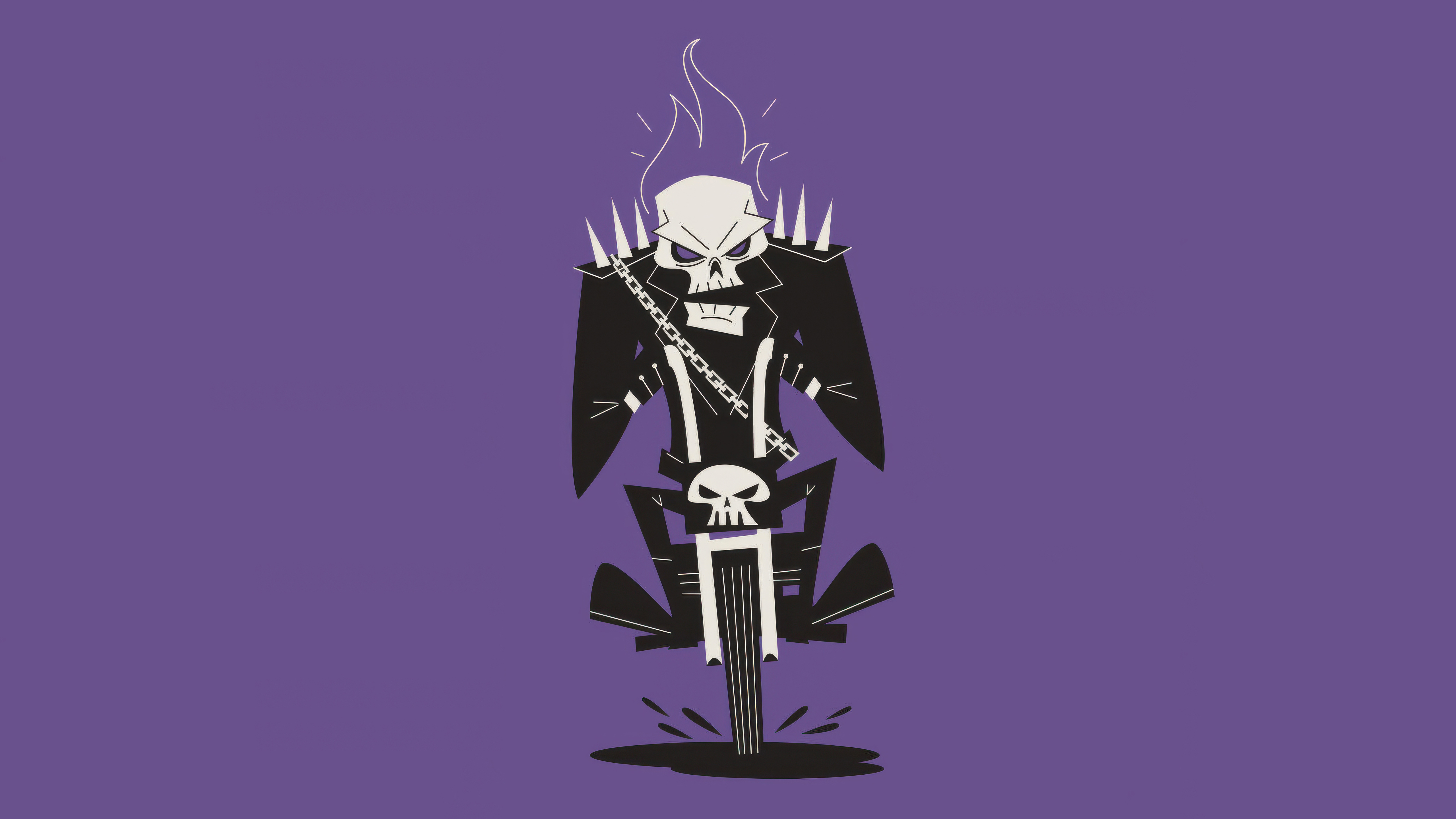 5120x2880 Ghost Rider Vector 5K ,HD 4k Wallpapers,Images,Backgrounds ...