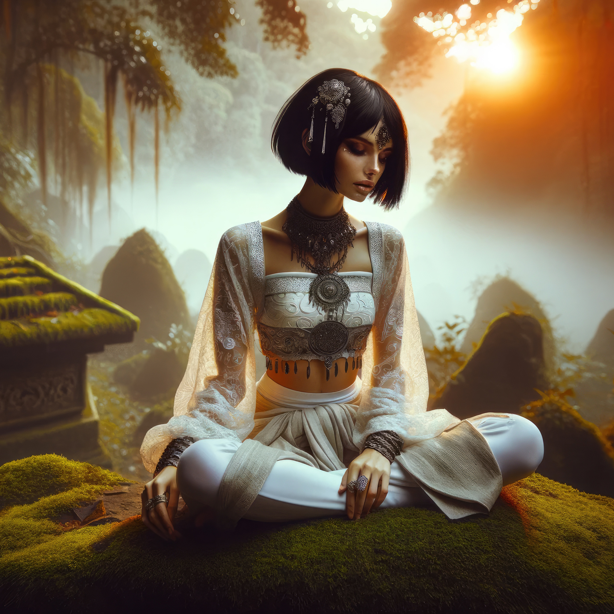 2048x2048 Girl Enlightenment Ipad Air ,HD 4k Wallpapers,Images ...