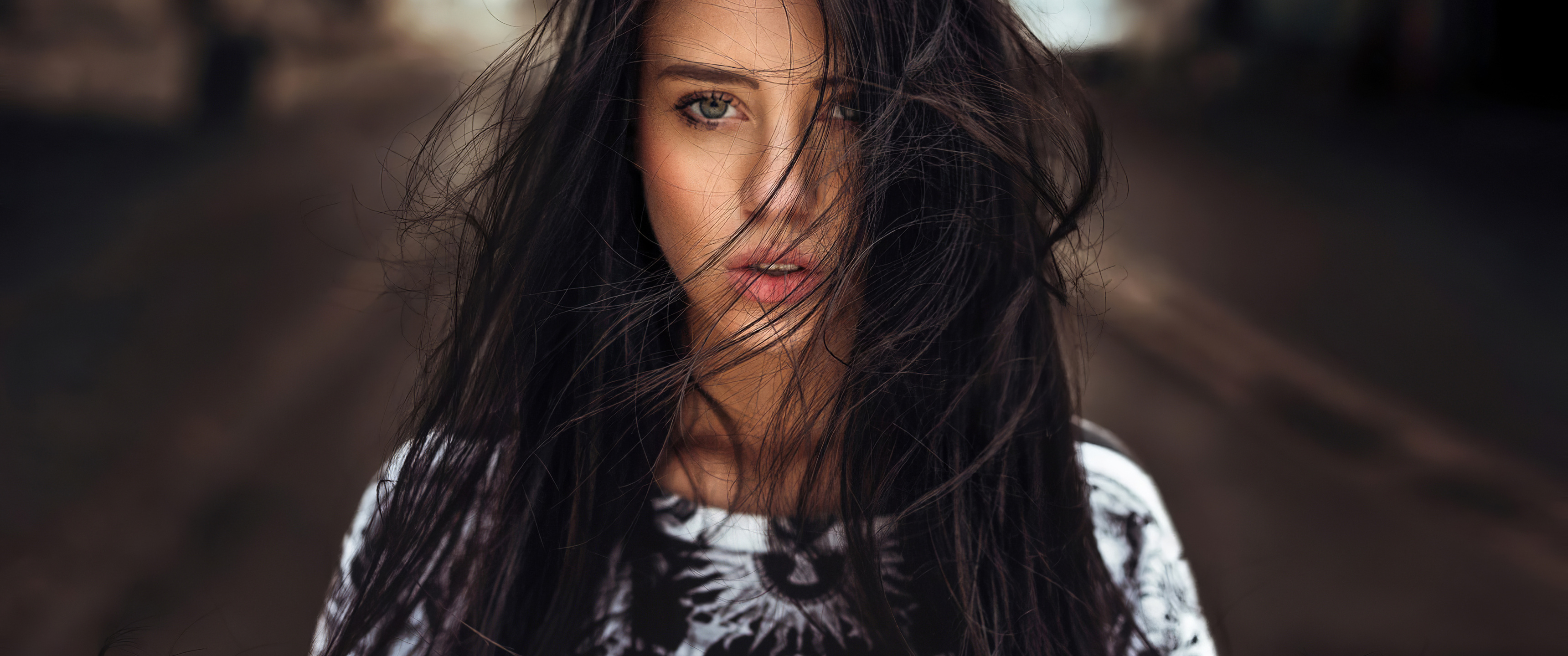 3440x1440 Girl Face In Hair 4k UltraWide Quad HD 1440P ,HD 4k ...