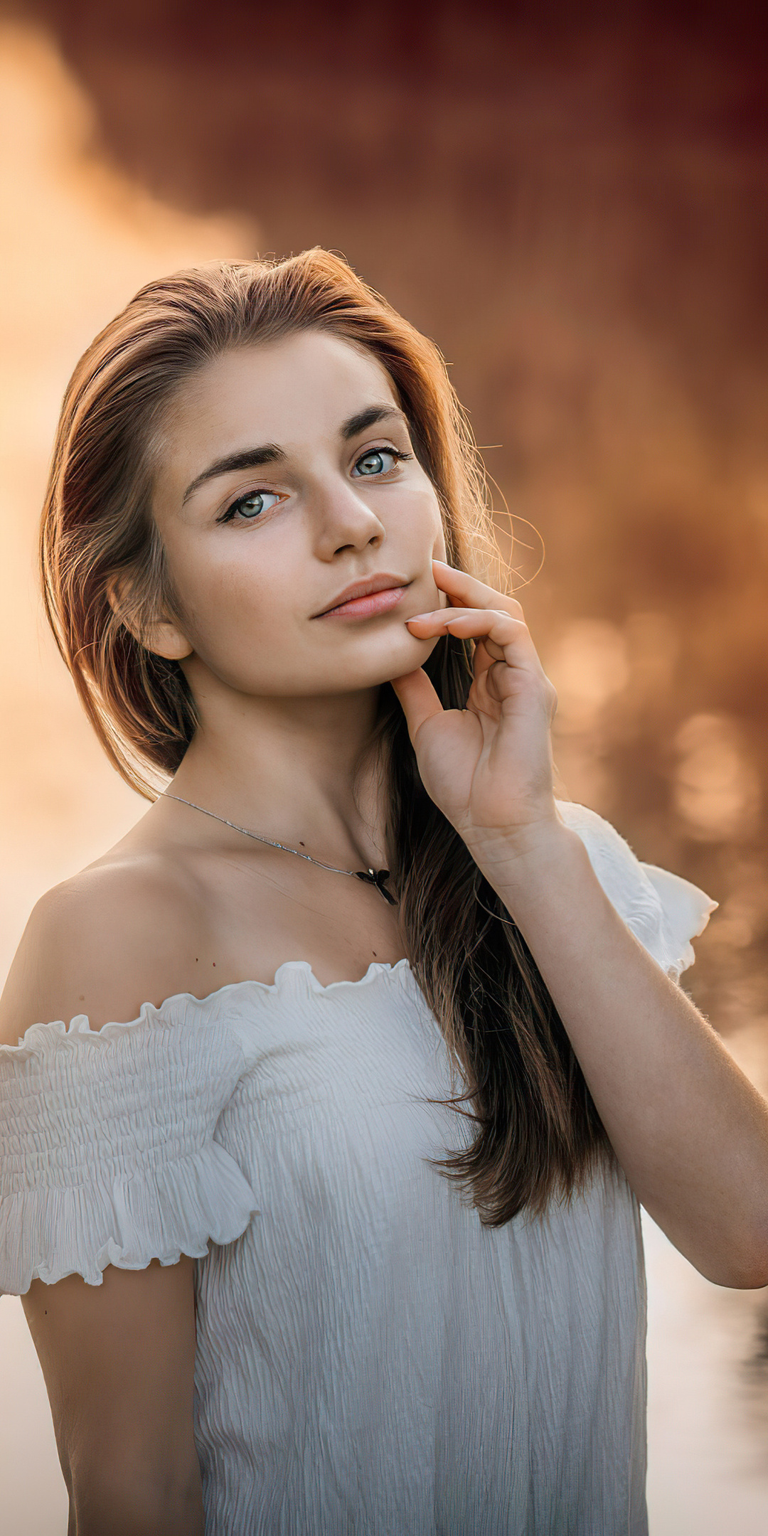 1080x2160 Girl Outdoor Lake 4k One Plus 5t Honor 7x Honor View 10 Lg Q6